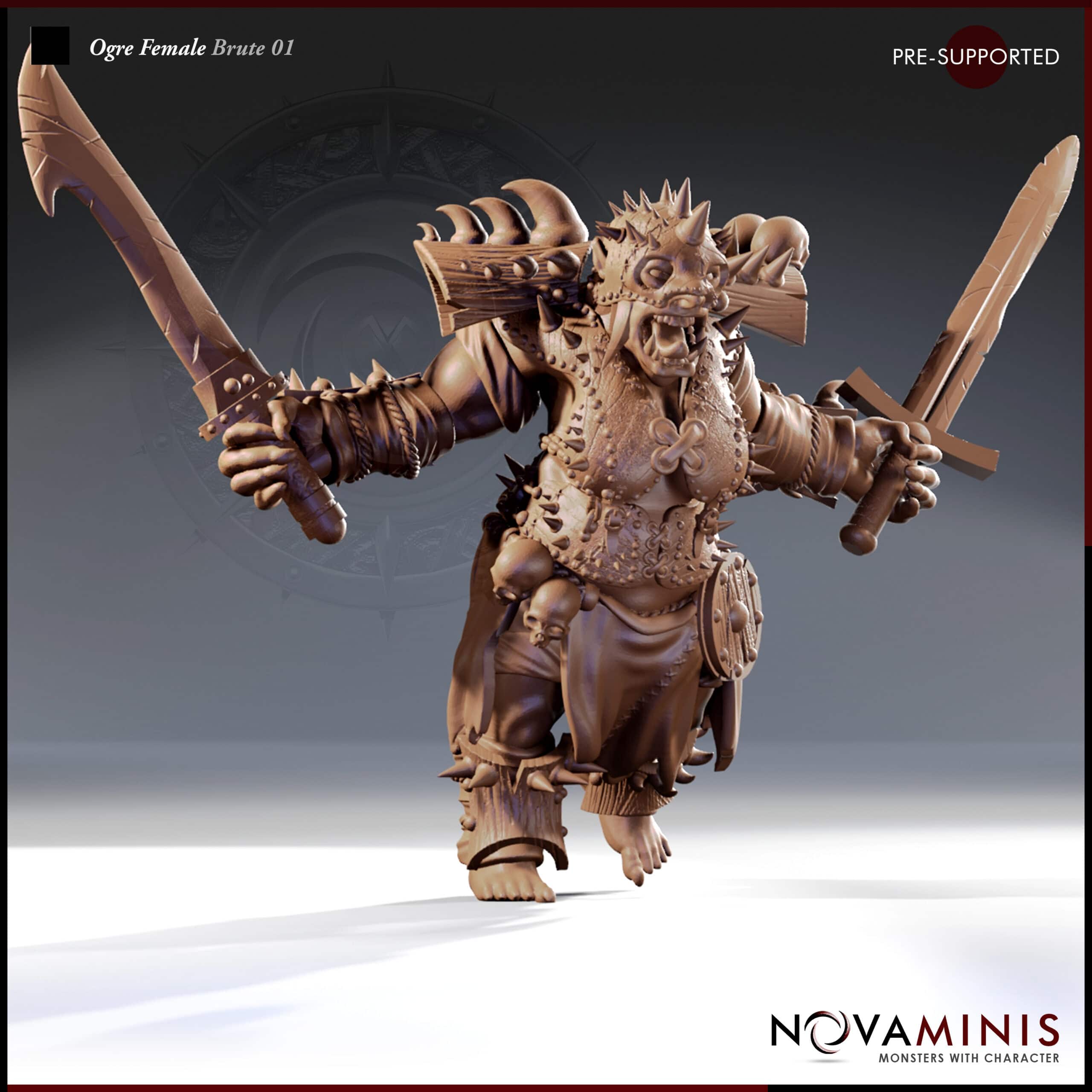 Ogre Female Brute 01 by NovaMinis - MiniHoarder