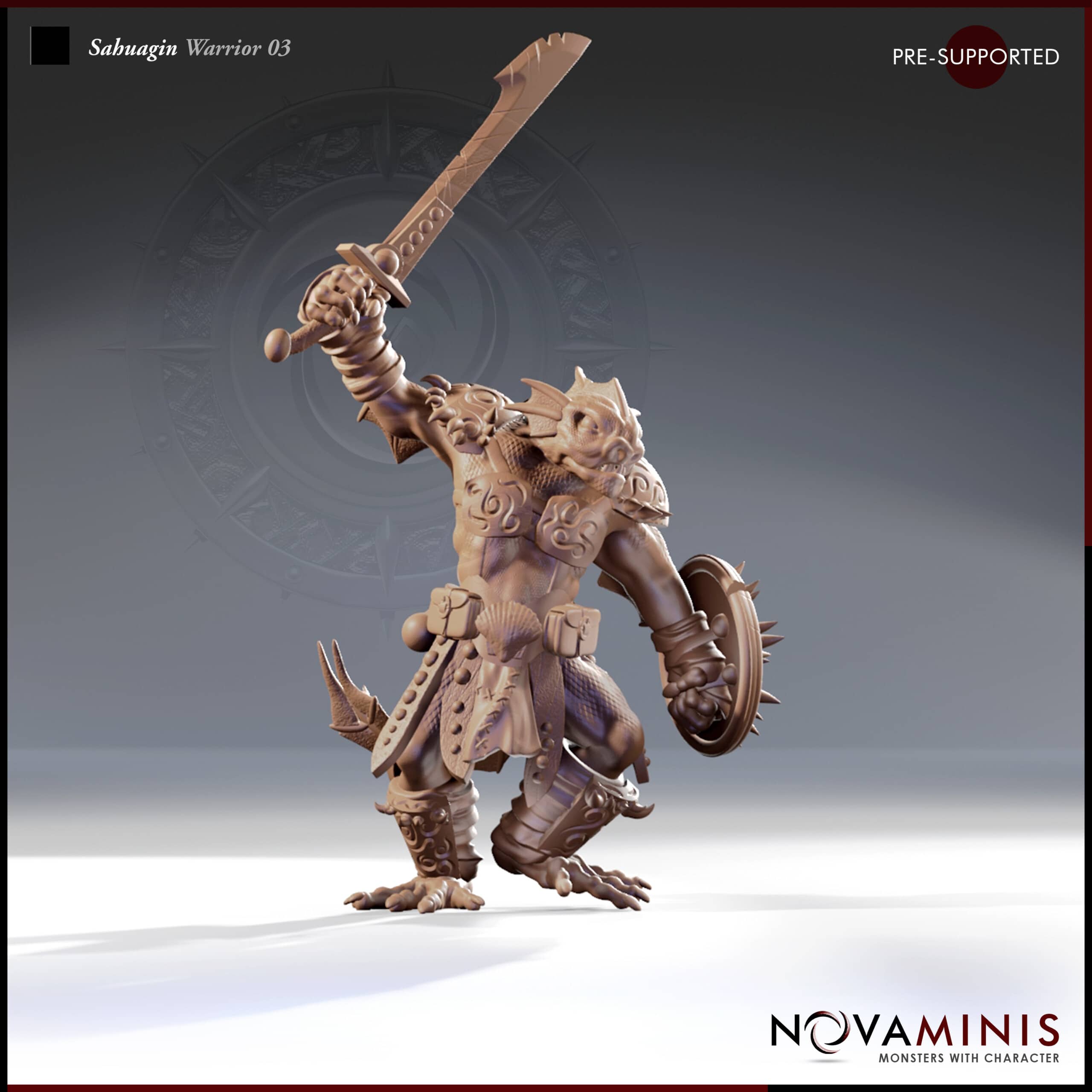 Sahuagin Warrior 03 by NovaMinis - MiniHoarder