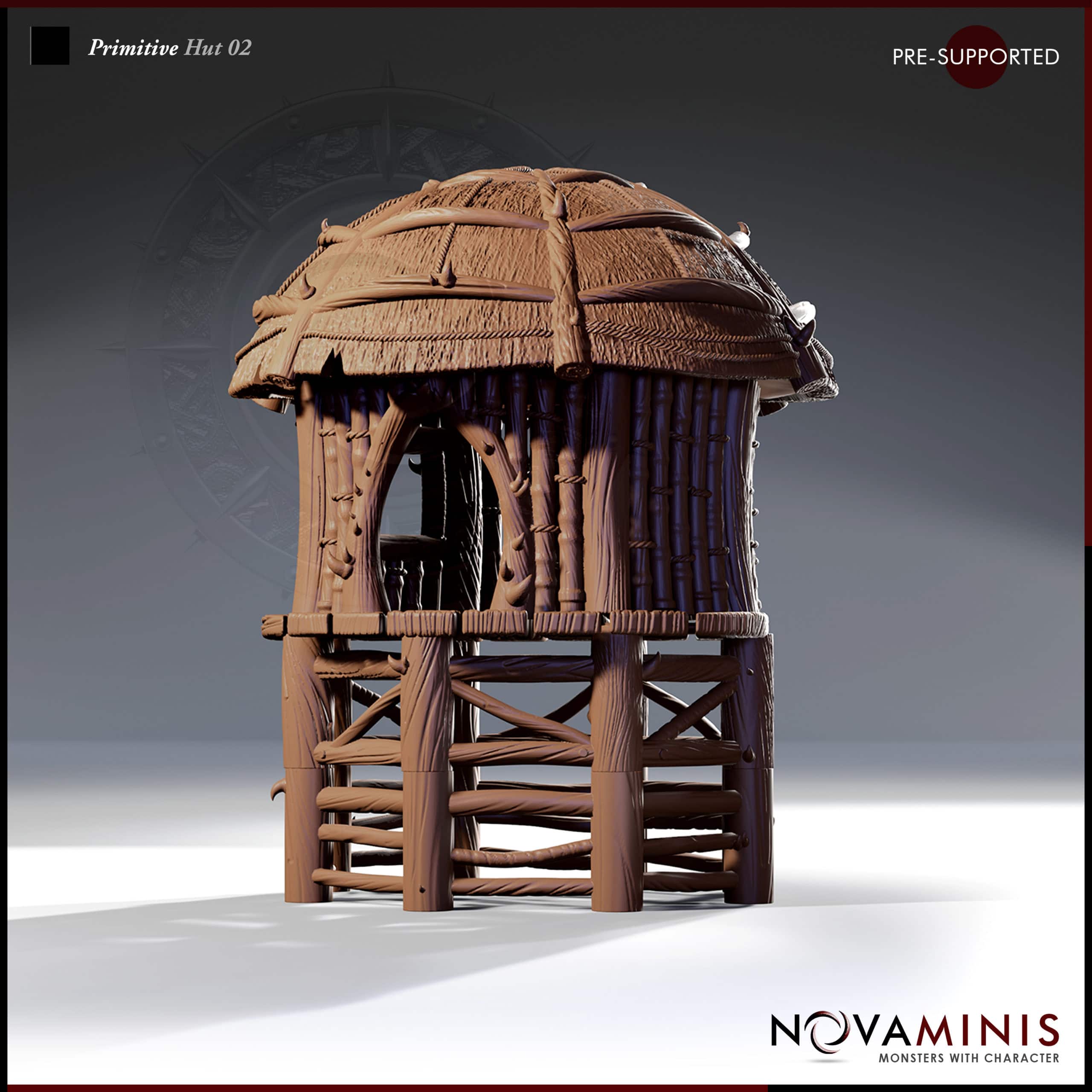 Primitive Hut 02 by NovaMinis - MiniHoarder