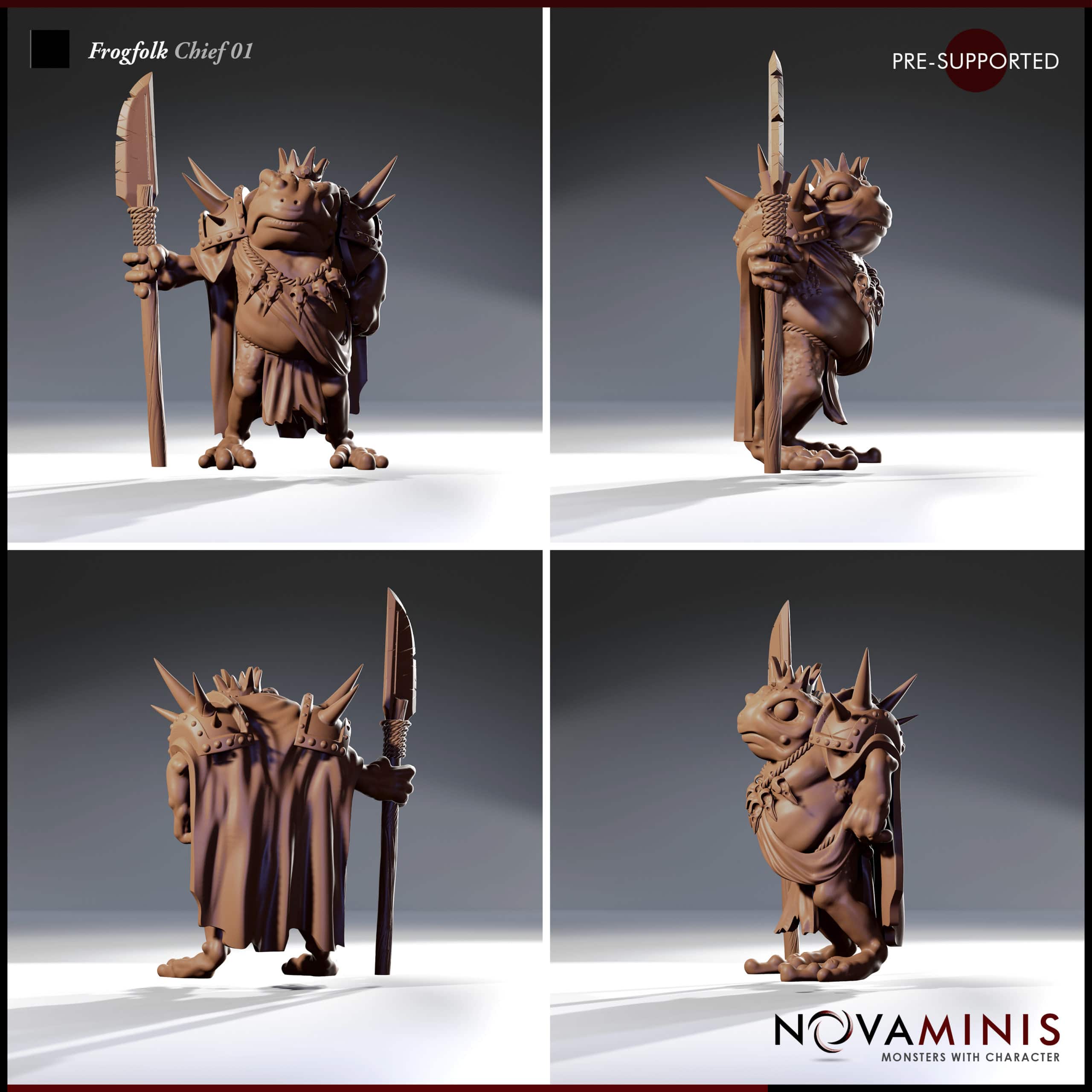 Frogfolk Chief 01 by NovaMinis - MiniHoarder