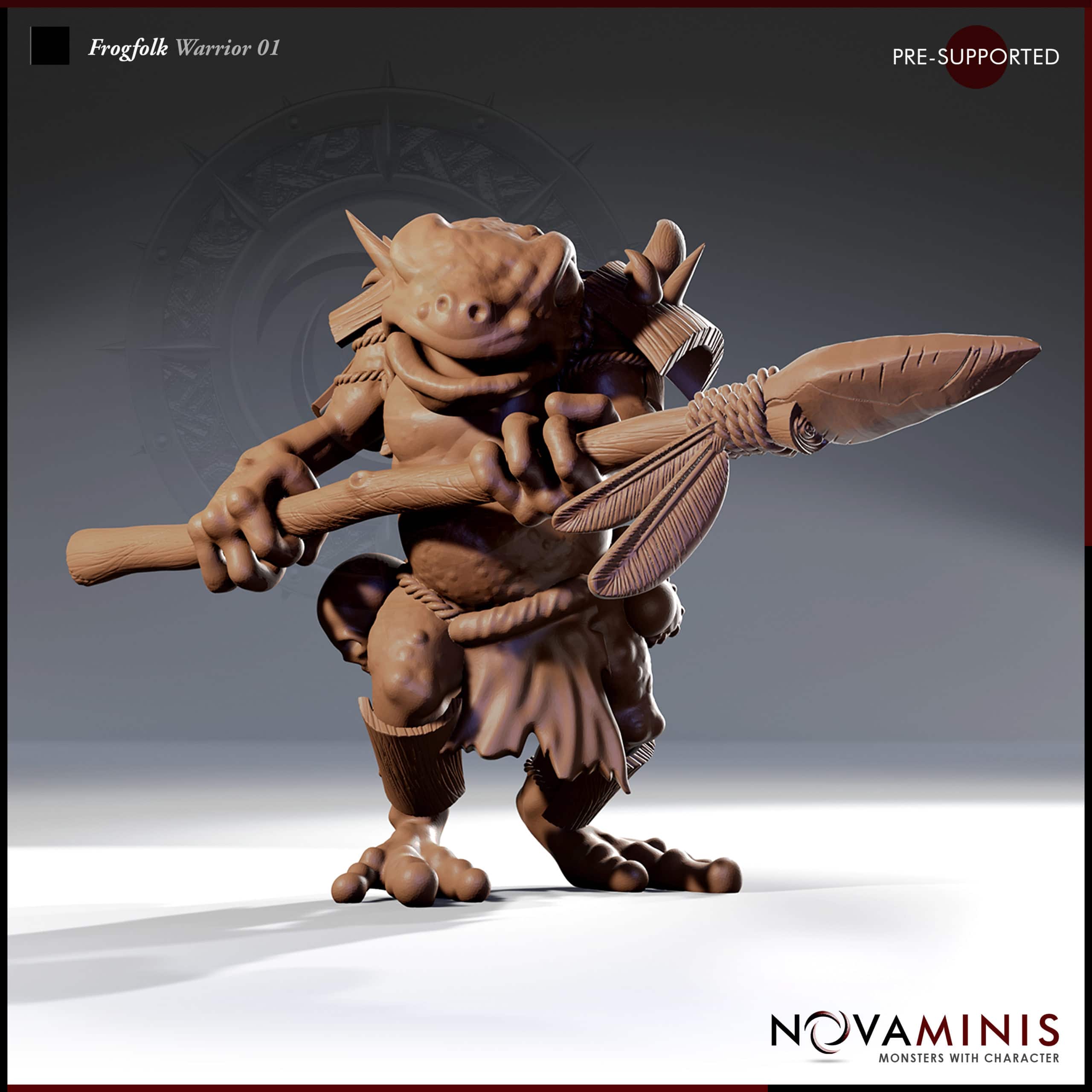 Frogfolk Warrior 01 by NovaMinis - MiniHoarder