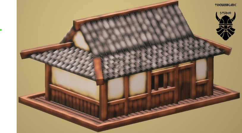Japanese Town Buildings (20 building) by Thenainblanc studio - MiniHoarder