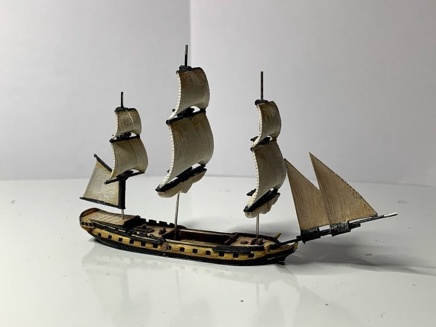 HMS Indefatigable, HMS Anson, HMS Magnanime - Razee 44 gun Frigate by ...