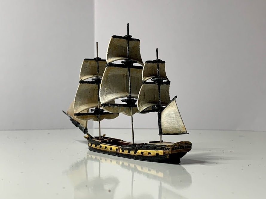 HMS Indefatigable, HMS Anson, HMS Magnanime - Razee 44 gun Frigate by ...