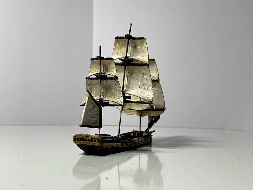 HMS Indefatigable, HMS Anson, HMS Magnanime - Razee 44 gun Frigate by ...