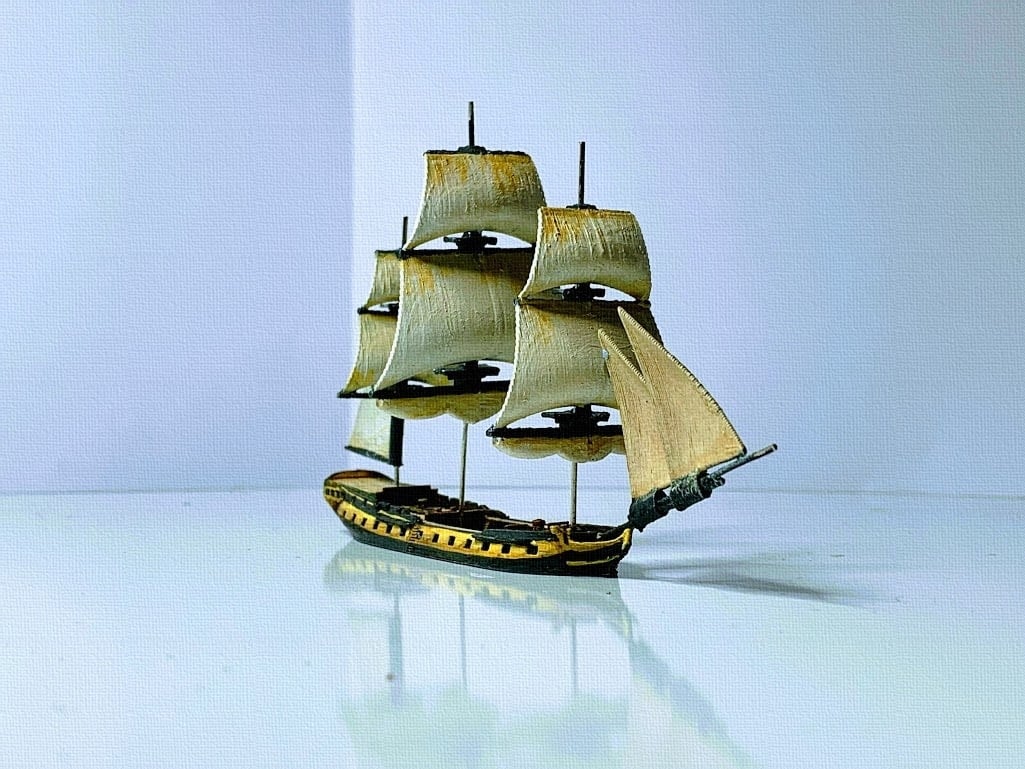 HMS Indefatigable, HMS Anson, HMS Magnanime - Razee 44 gun Frigate by ...