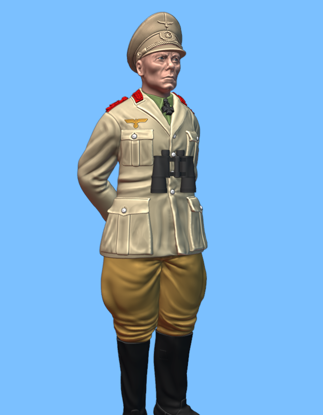 Ritterkrieg WWII German General Erwin Rommel by Ritterkrieg - Wargaming3D