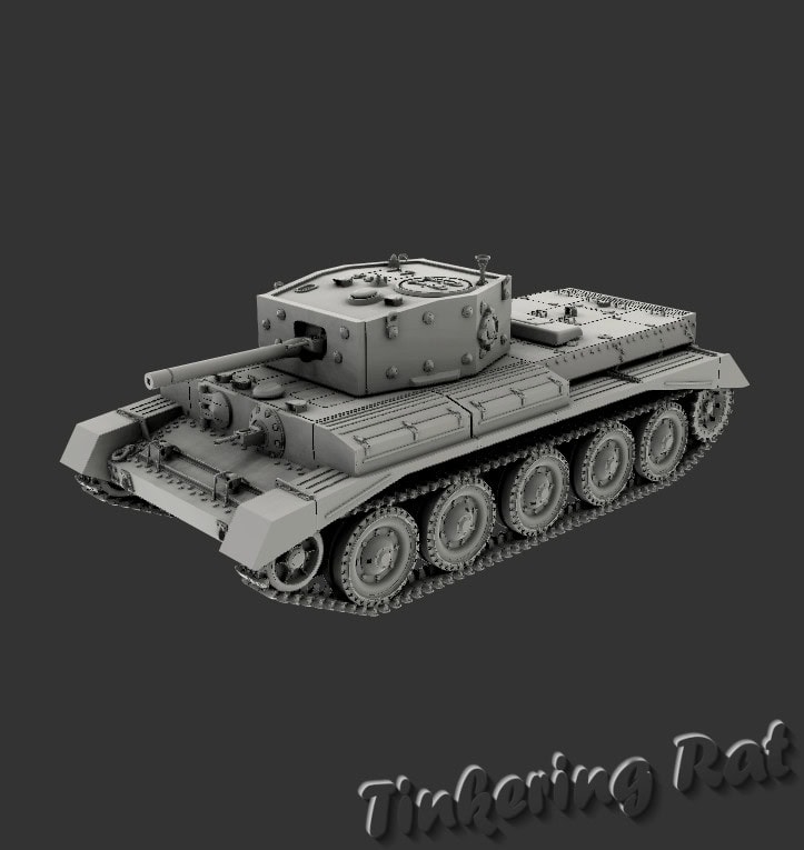 British Cromwell Tank Set by TinkeringRat - Wargaming3D