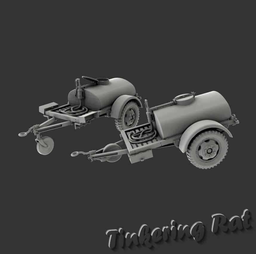 US WW2 Ben Hur Watertank Trailer by TinkeringRat - Wargaming3D