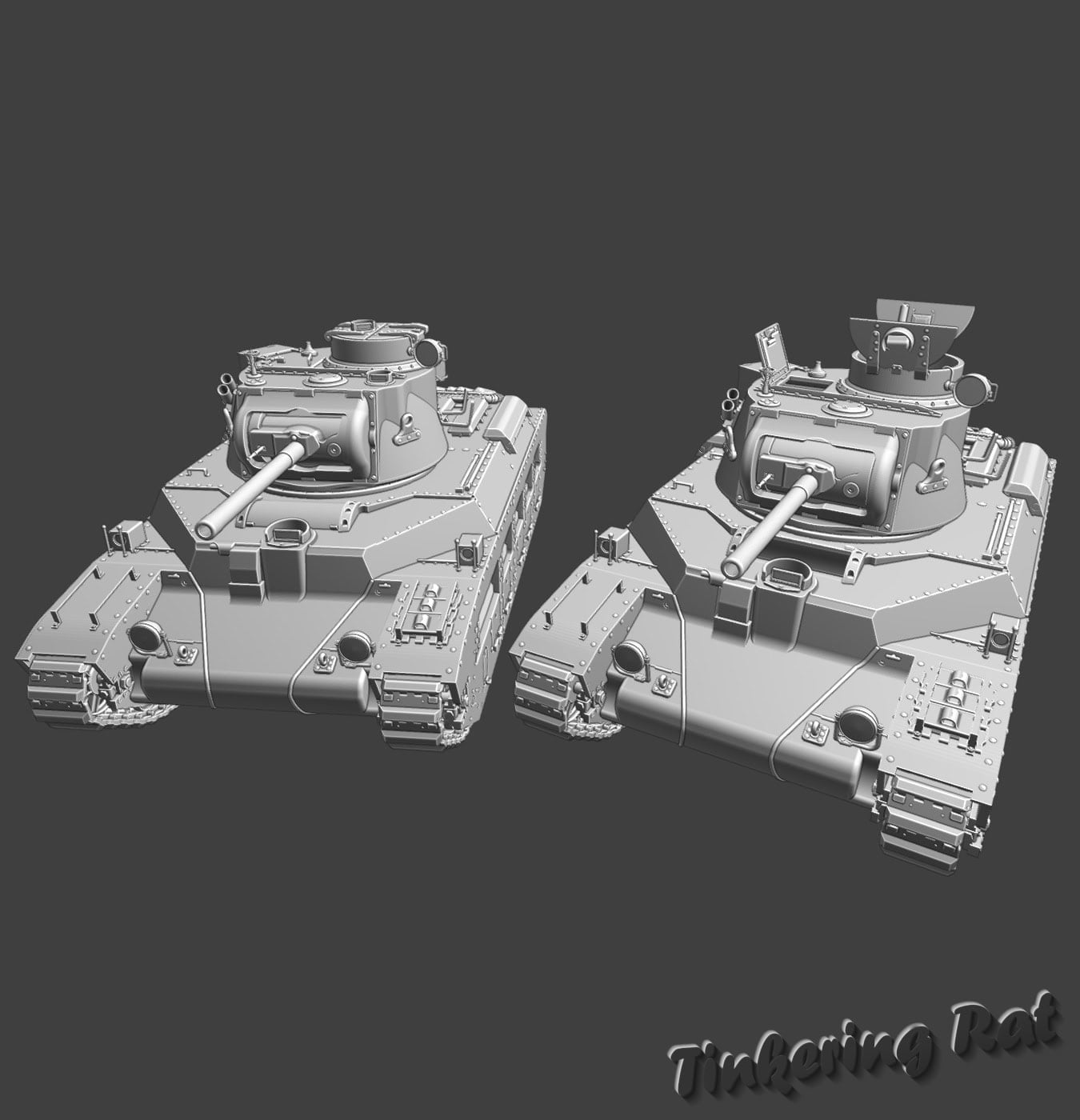 British A12 Infantry Tank Matilda II with Open Hatches by TinkeringRat ...