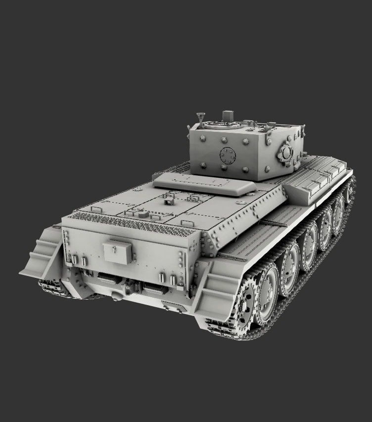 British Centaur Tank by TinkeringRat - Wargaming3D