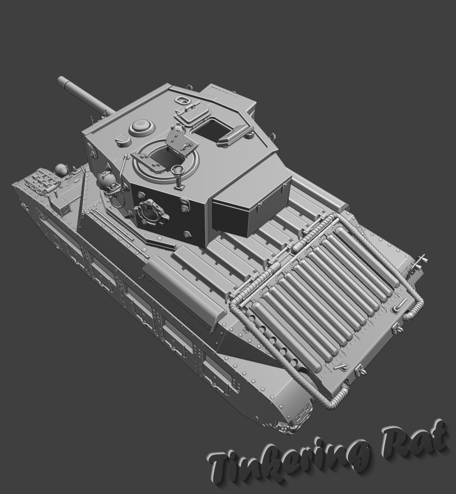 British Matilda II Black Prince Prototype Tank by TinkeringRat ...