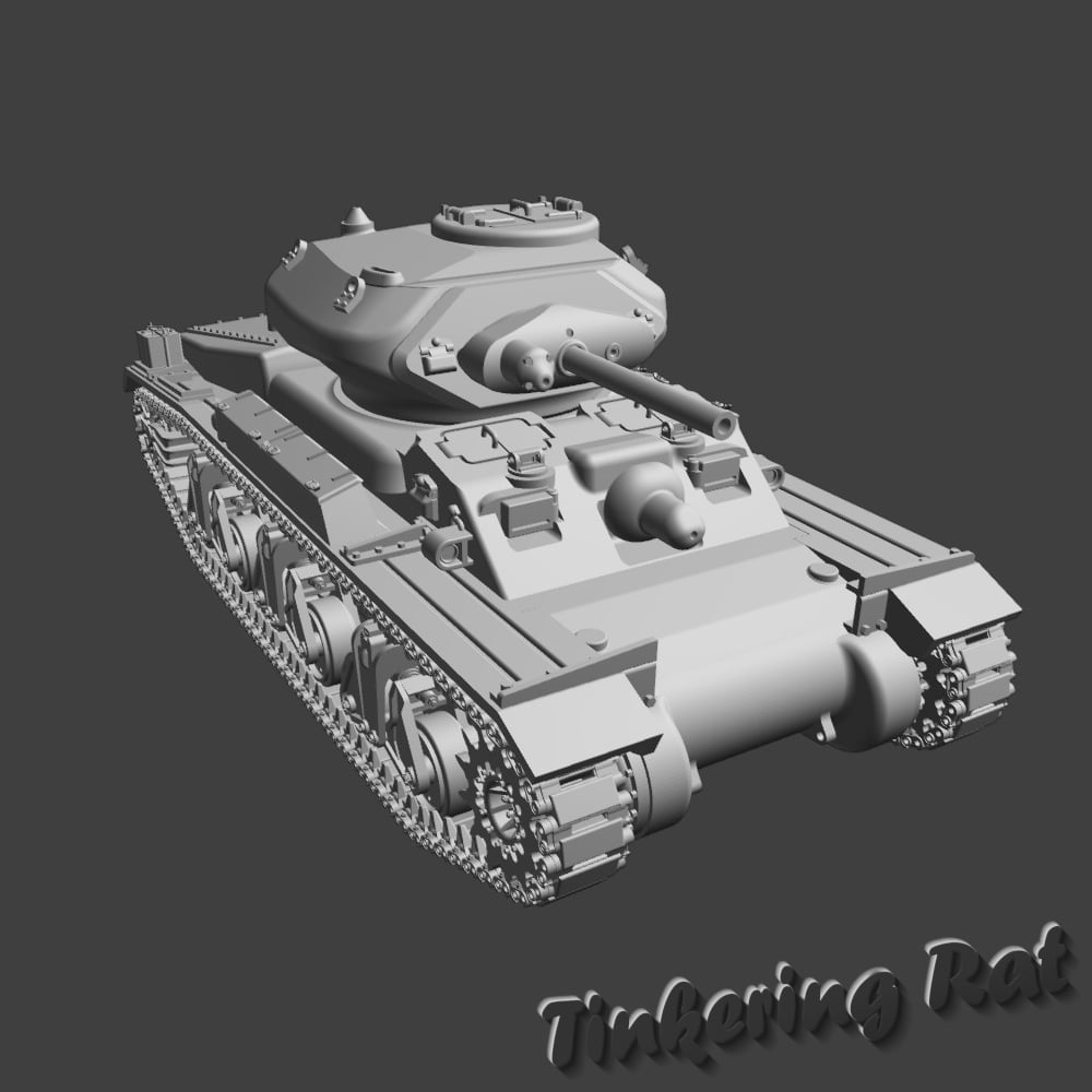 Australian AC1 Sentinel Cruiser Mk I Tank by TinkeringRat - Wargaming3D