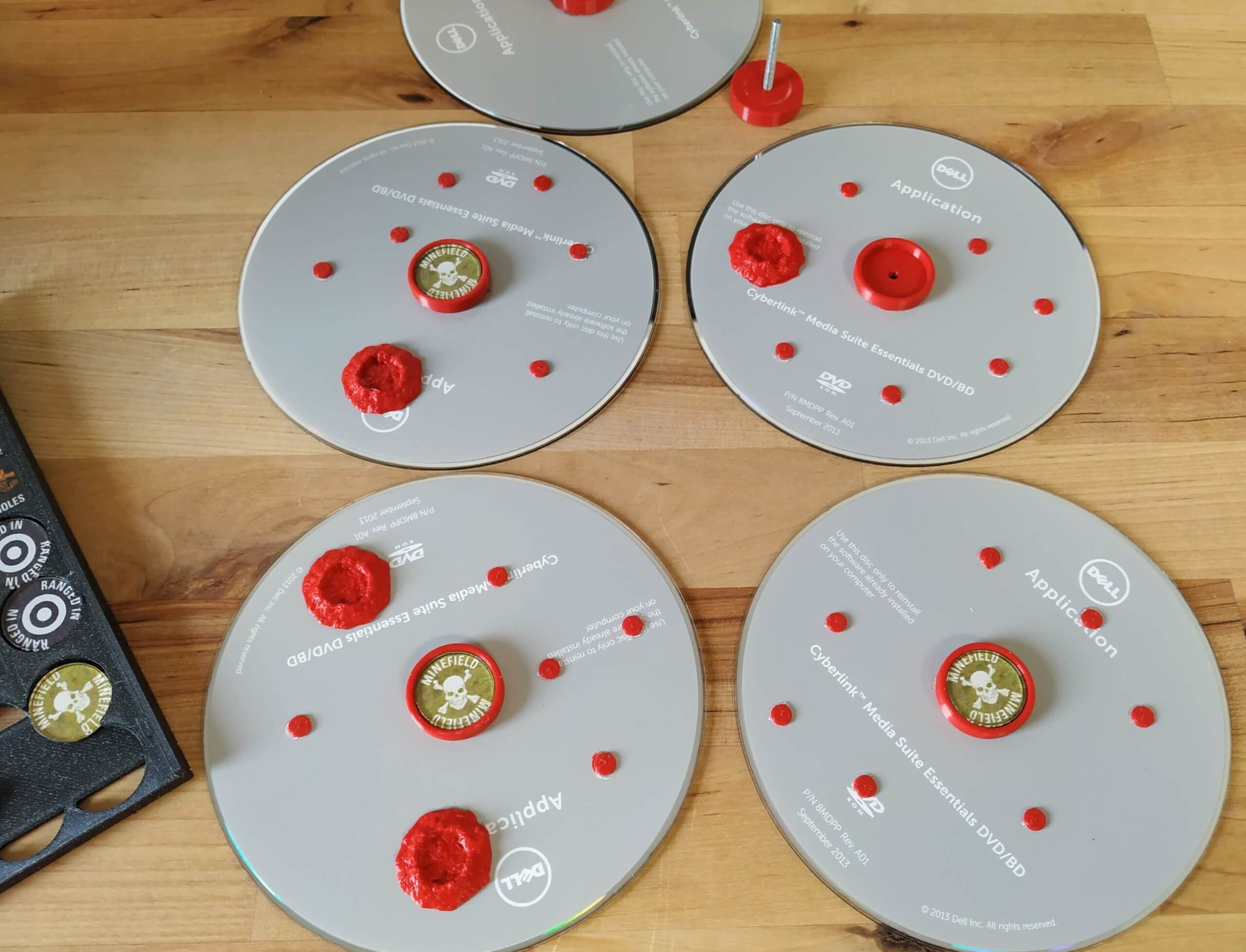 FoW V4 Minefield token DVD set by FoW Resin Rescue - Wargaming3D