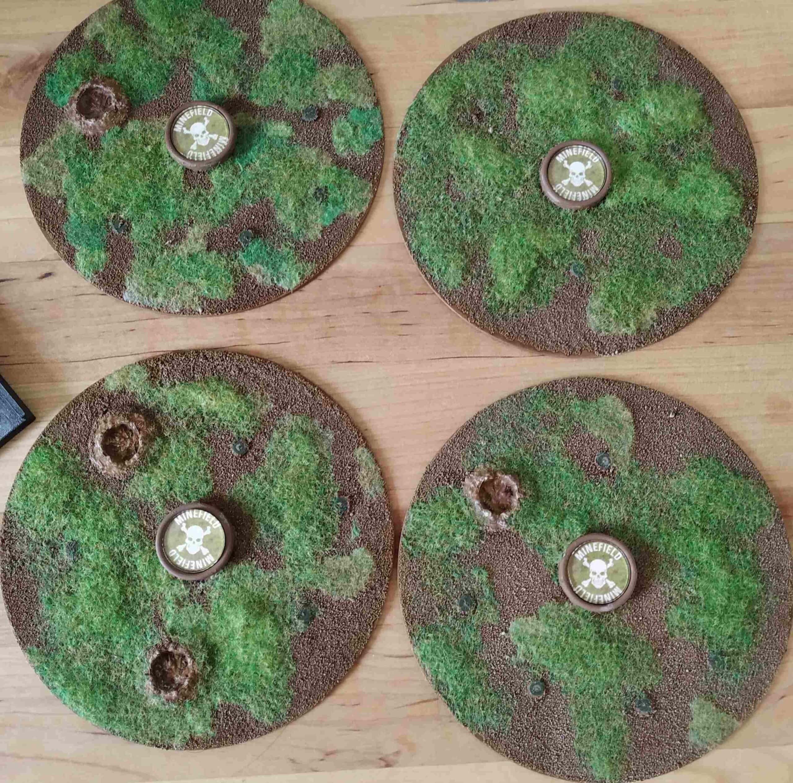 FoW V4 Minefield token DVD set by FoW Resin Rescue - Wargaming3D