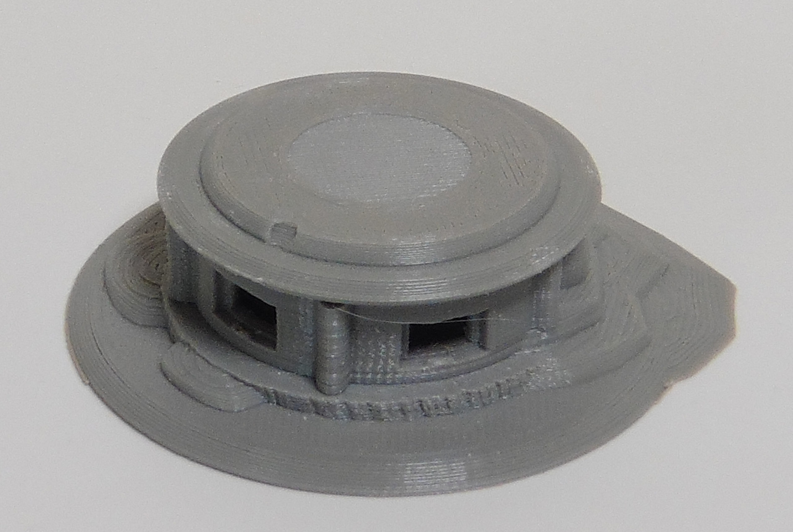 Concrete Pill Box low profile by Gardenshedprinting.com - MiniHoarder