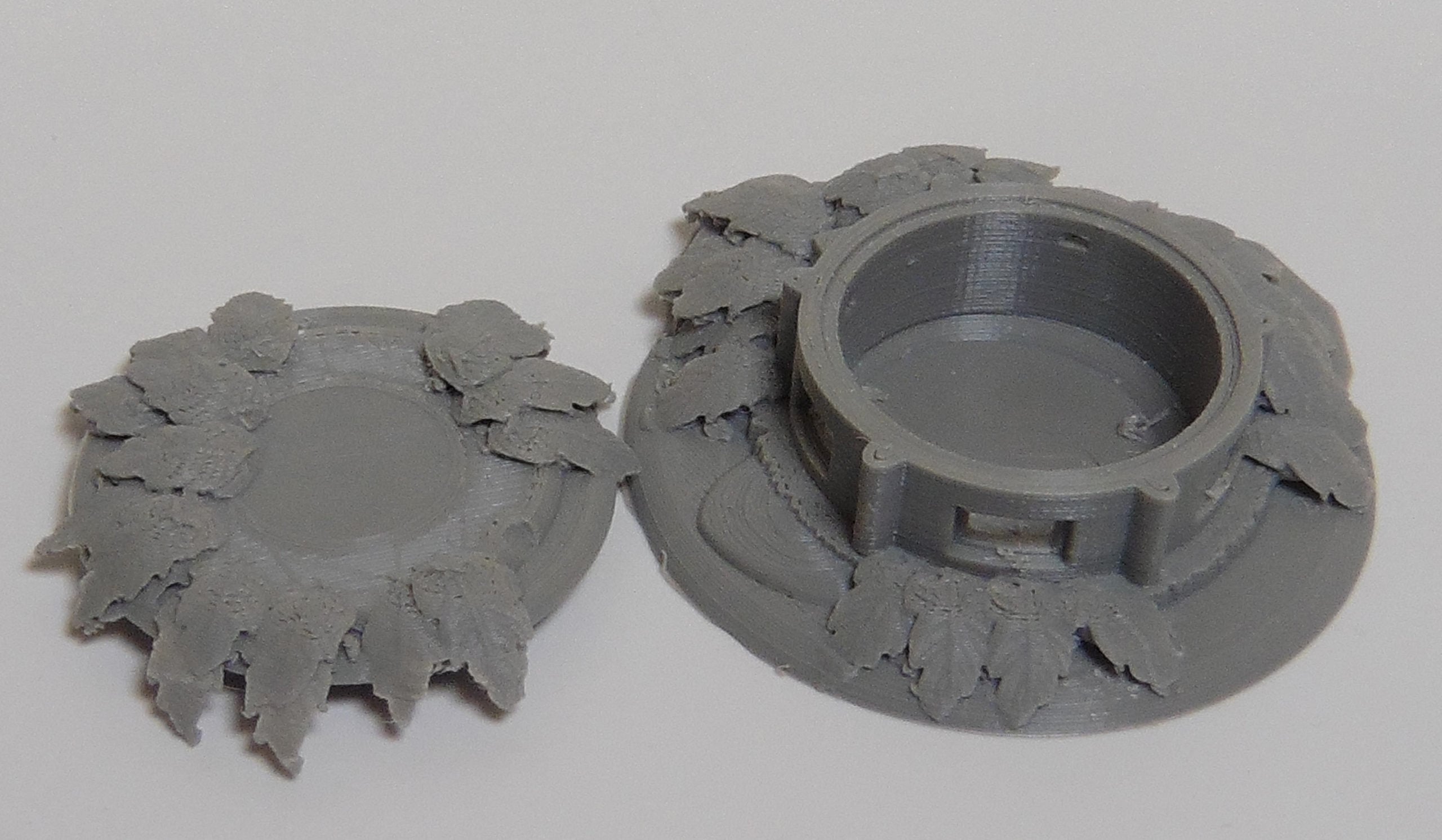 Concrete Pill Box low profile by Gardenshedprinting.com - MiniHoarder