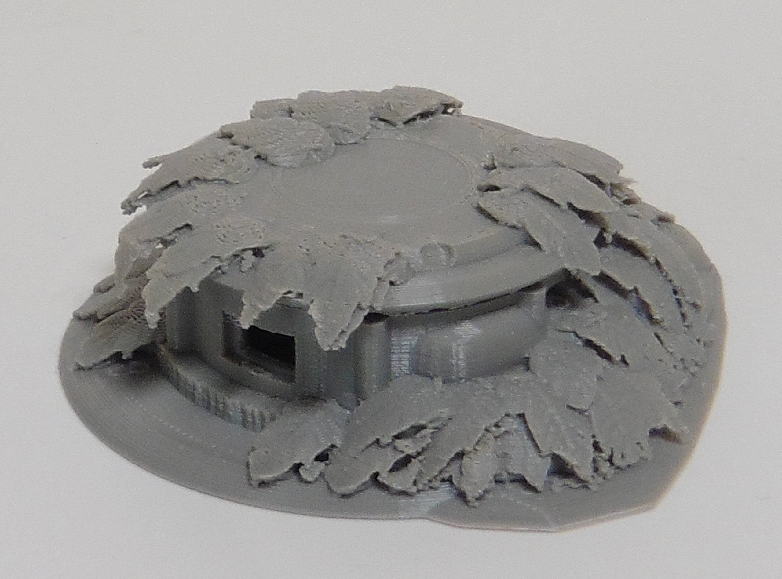 Concrete Pill Box low profile by Gardenshedprinting.com - MiniHoarder
