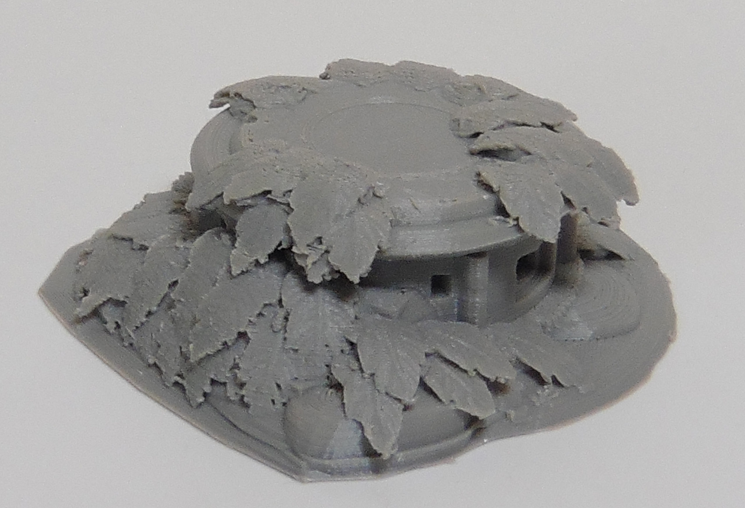 Concrete Pill Box low profile by Gardenshedprinting.com - MiniHoarder