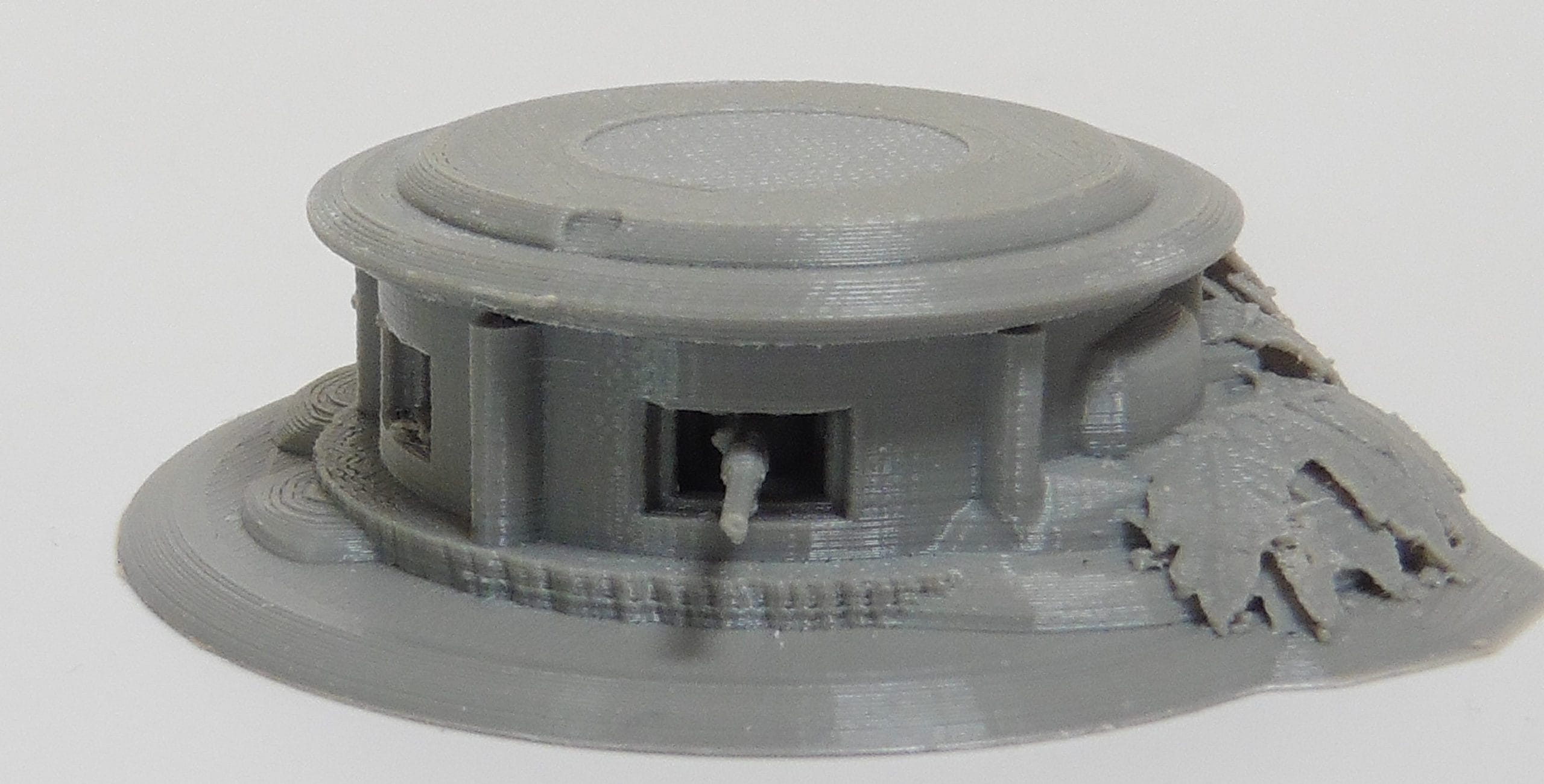 Concrete Pill Box low profile by Gardenshedprinting.com - MiniHoarder