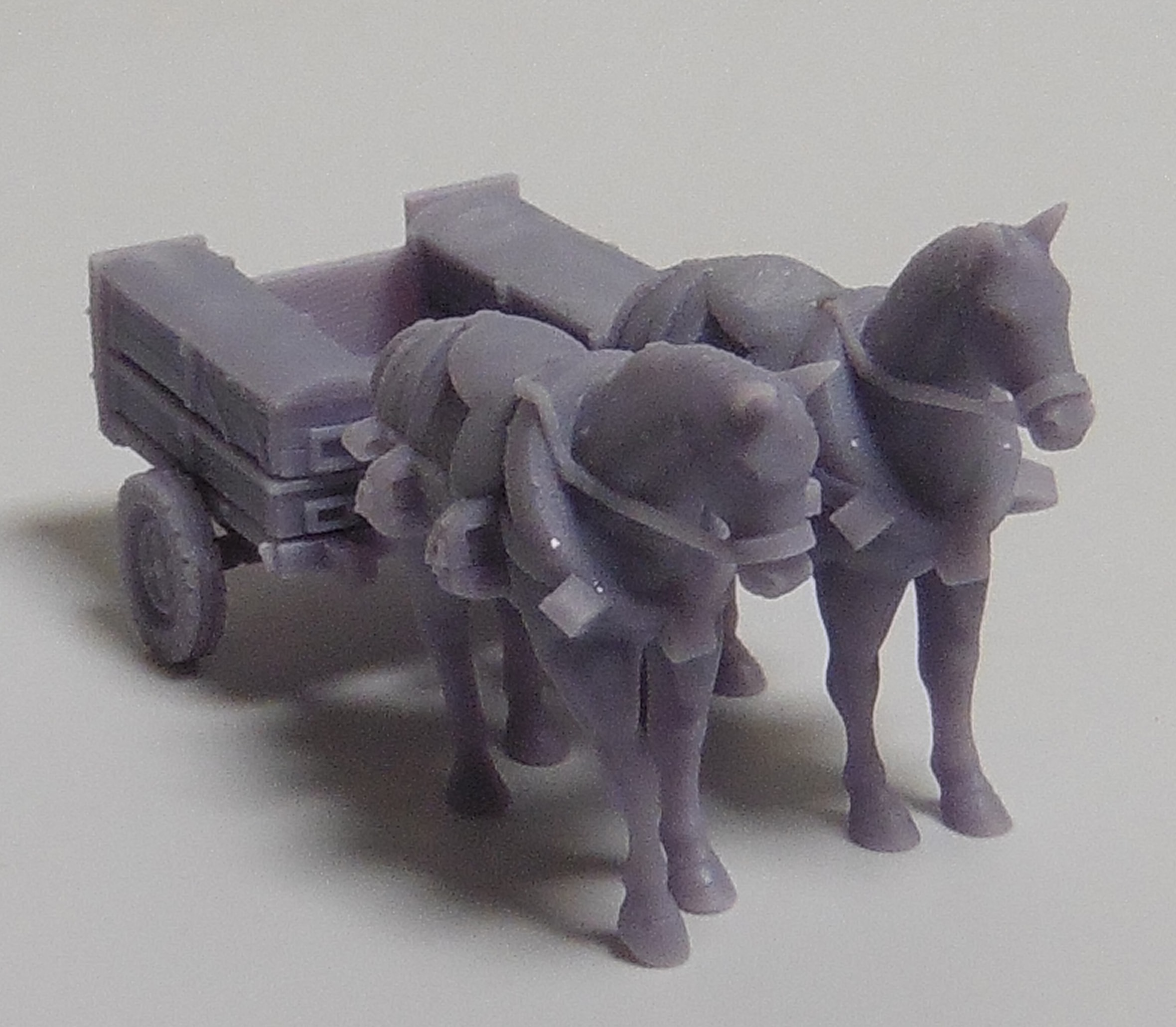 WWII French Horse Drawn Cavalry Medium Machine Gun Limber 1/56 scale ...