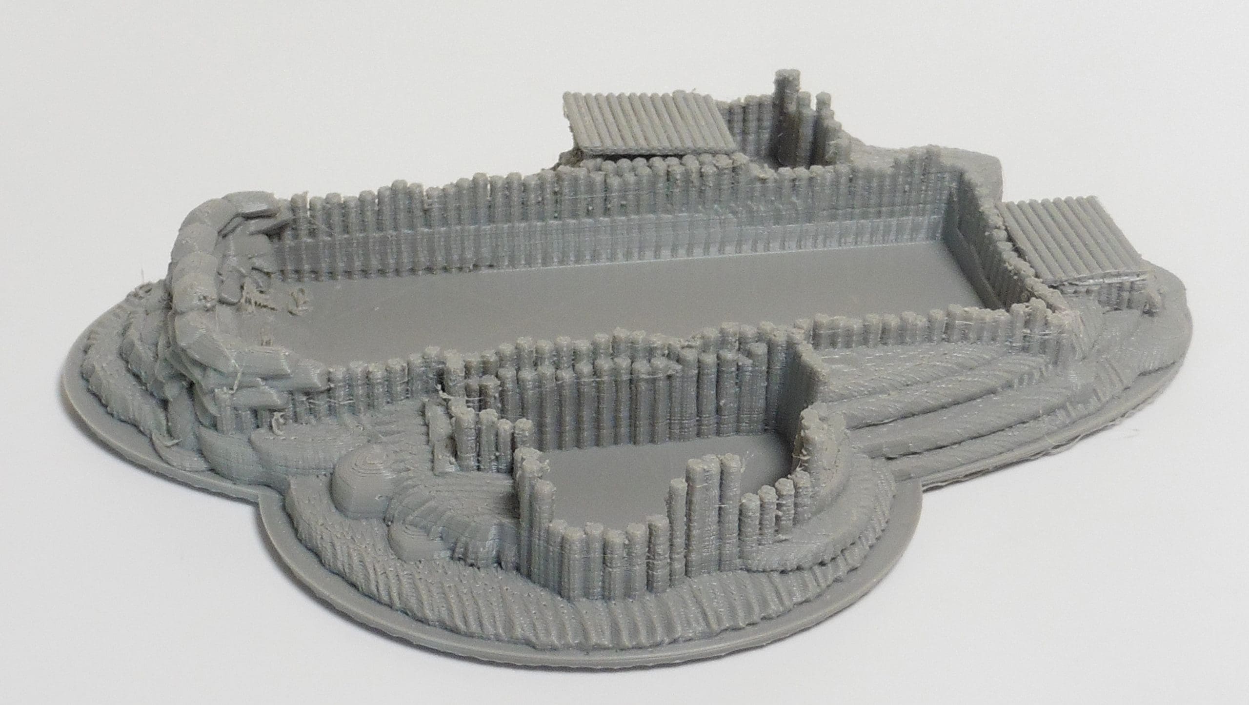 Tank Emplacement Timber reinforced. Designed for the Japanese Type 97 ...