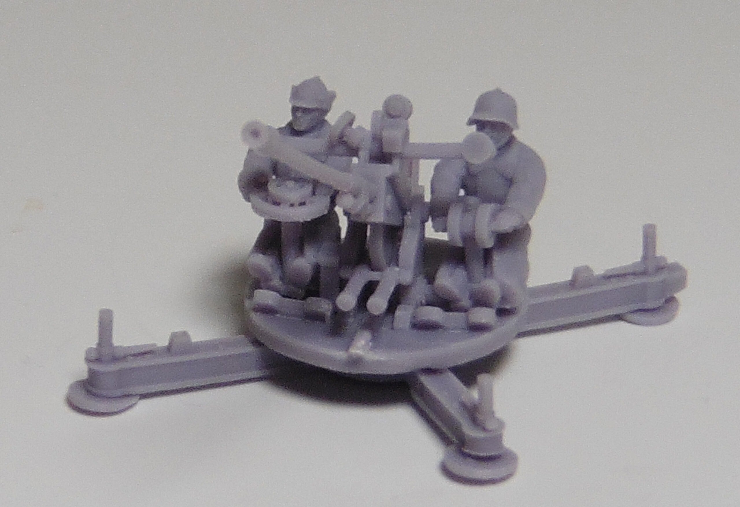 WWII Russian 37mm AA gun 5 variants of the model at 1-56 scale by ...