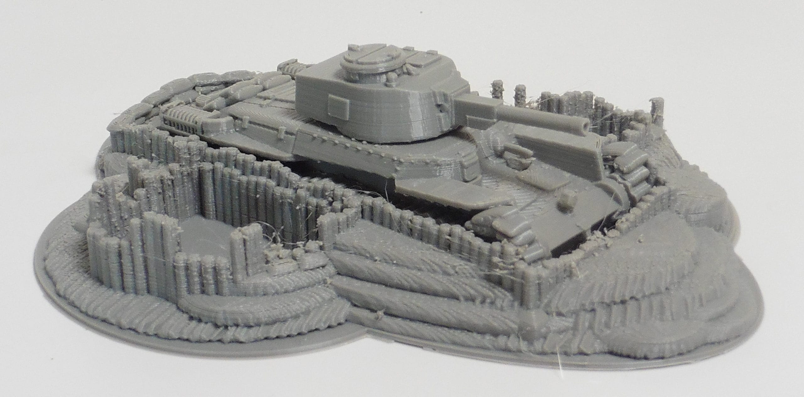 Tank Emplacement Timber reinforced. Designed for the Japanese Type 97 ...