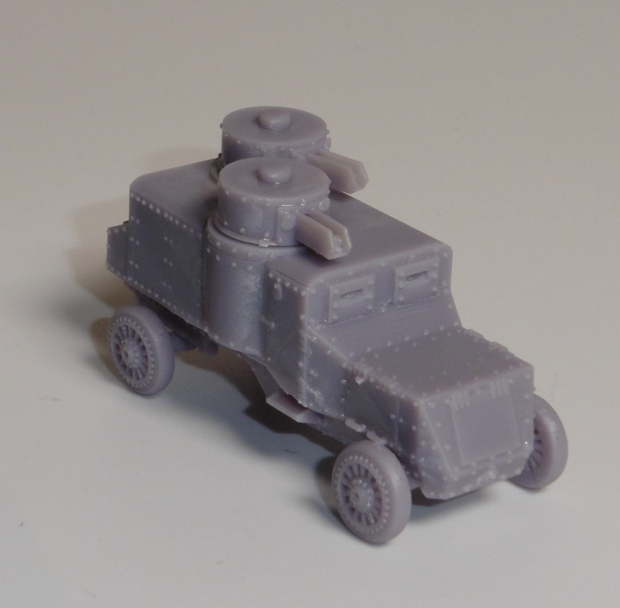 WWI Russian Civil War Soviet Austin Putilov MkIII Armoured Car 1-100 1 ...