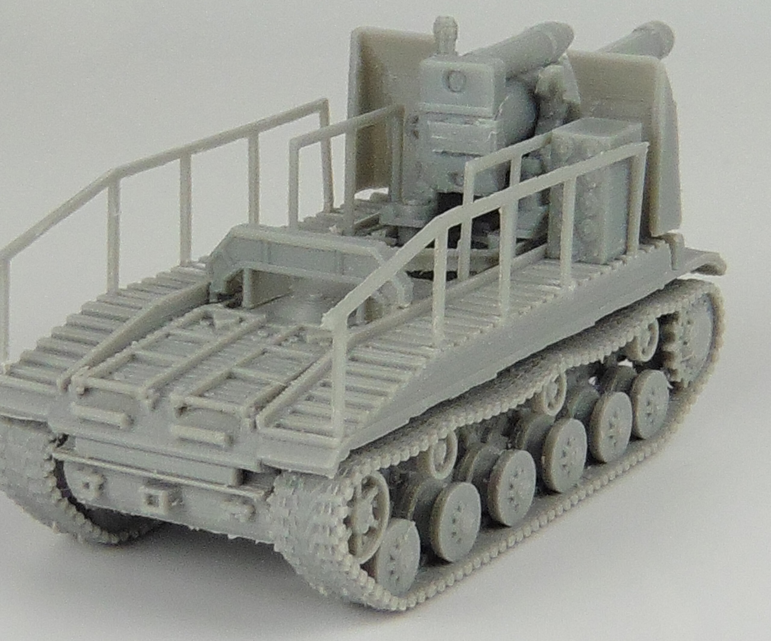 WWII Russian Soviet S-51 Self-Propelled Heavy Gun 203mm Howitzer at 1 ...