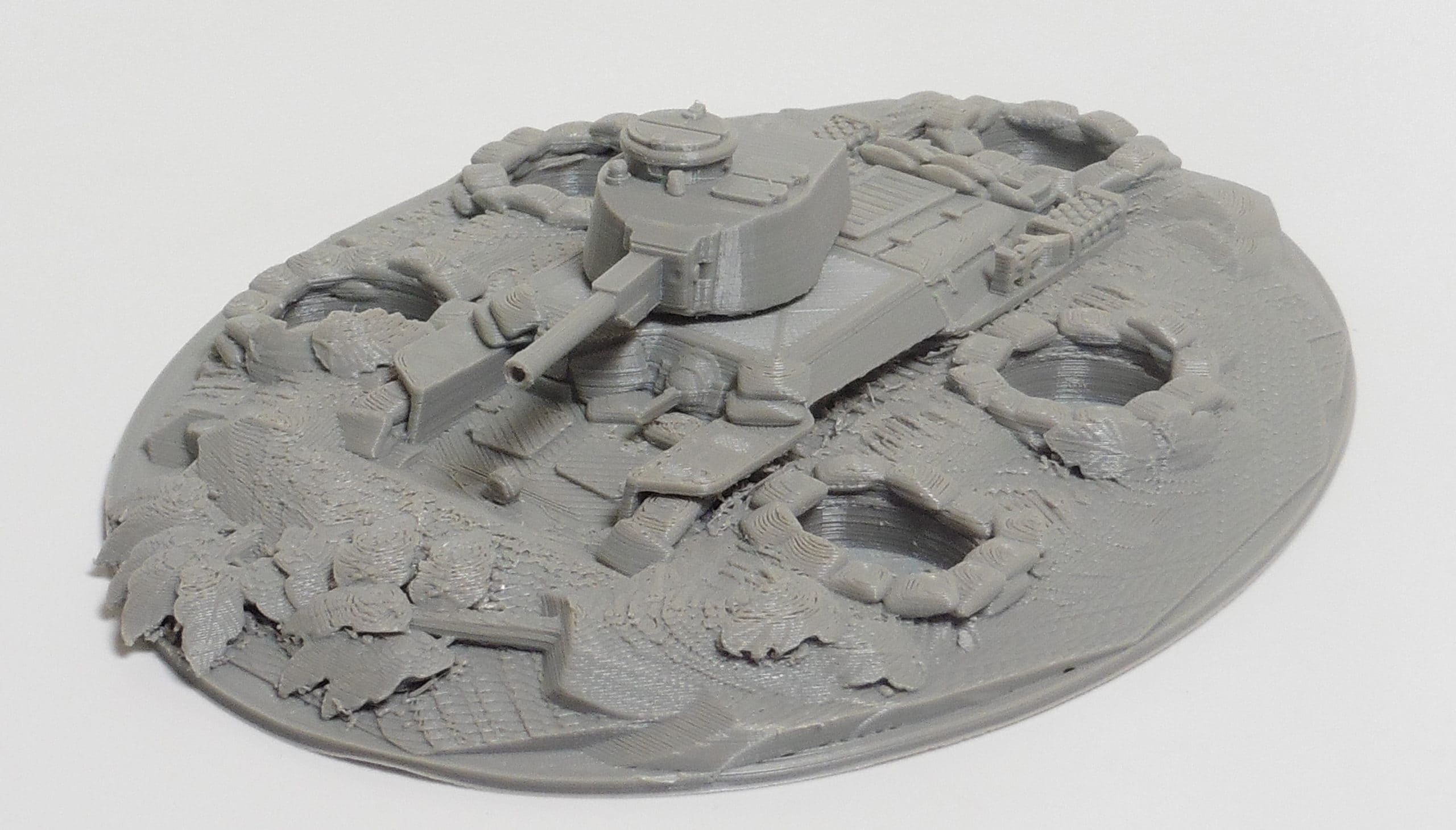 Tank Emplacement Low Profile. Designed for the Japanese Type 97 medium ...