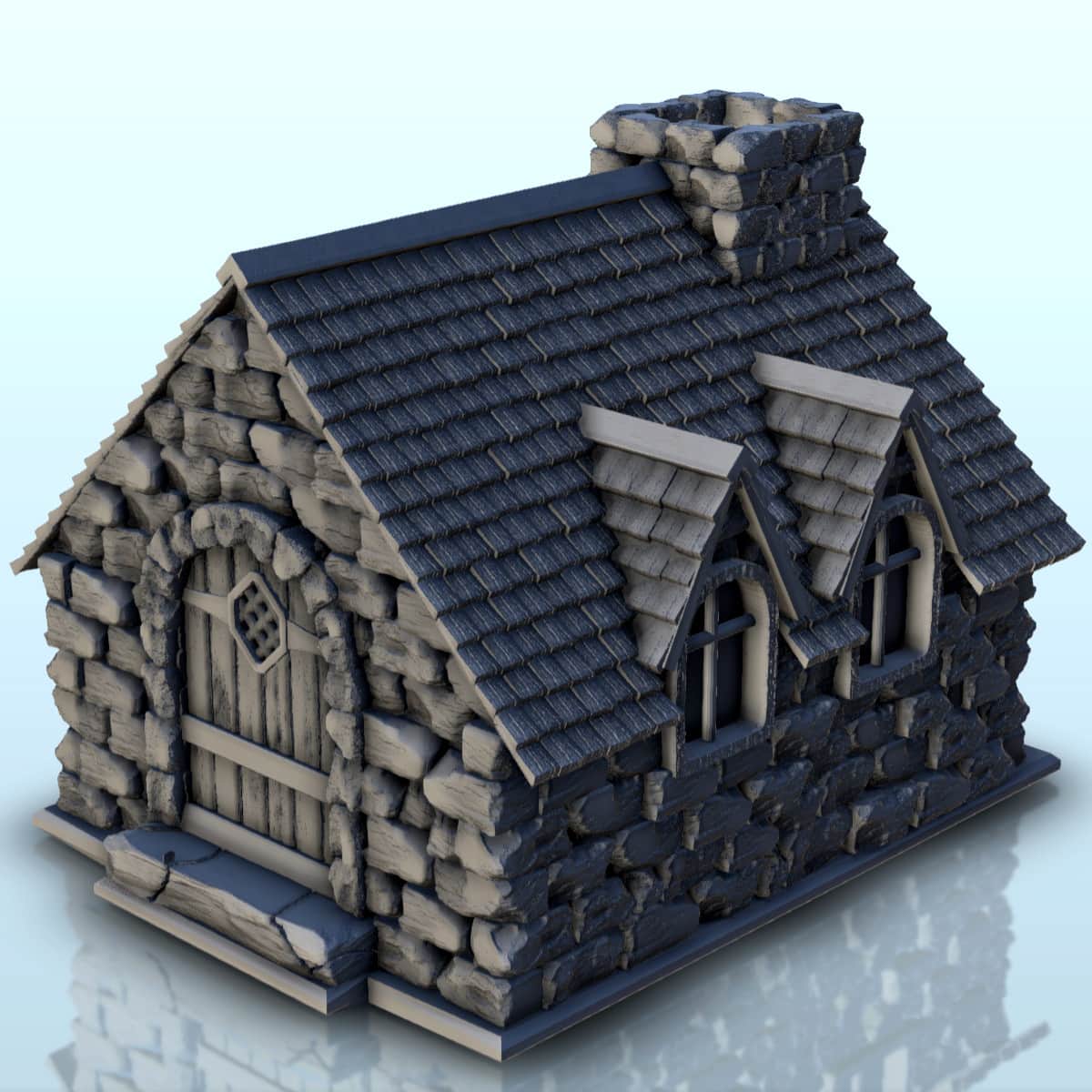 Medieval house with large chimney (9) by Hartolia miniatures - Wargaming3D