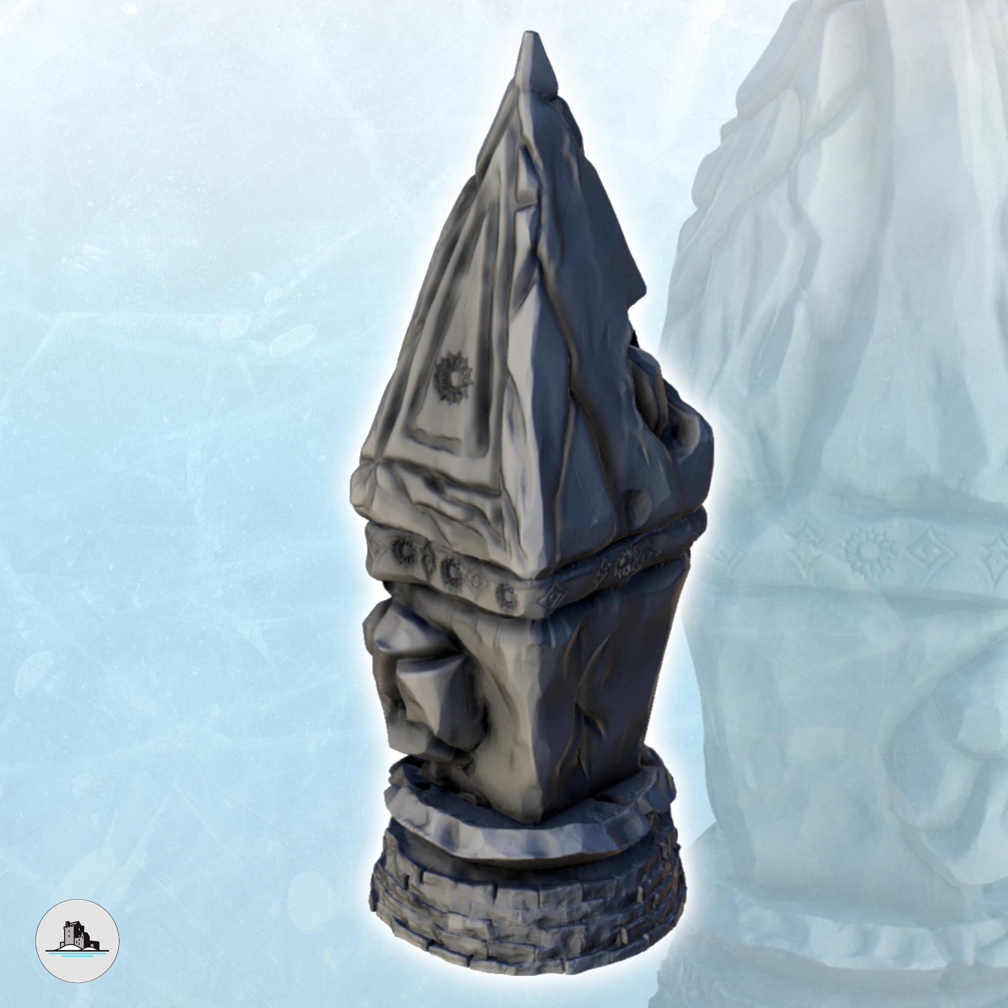 Magic totem made of carved stone (5) by Hartolia miniatures - Wargaming3D