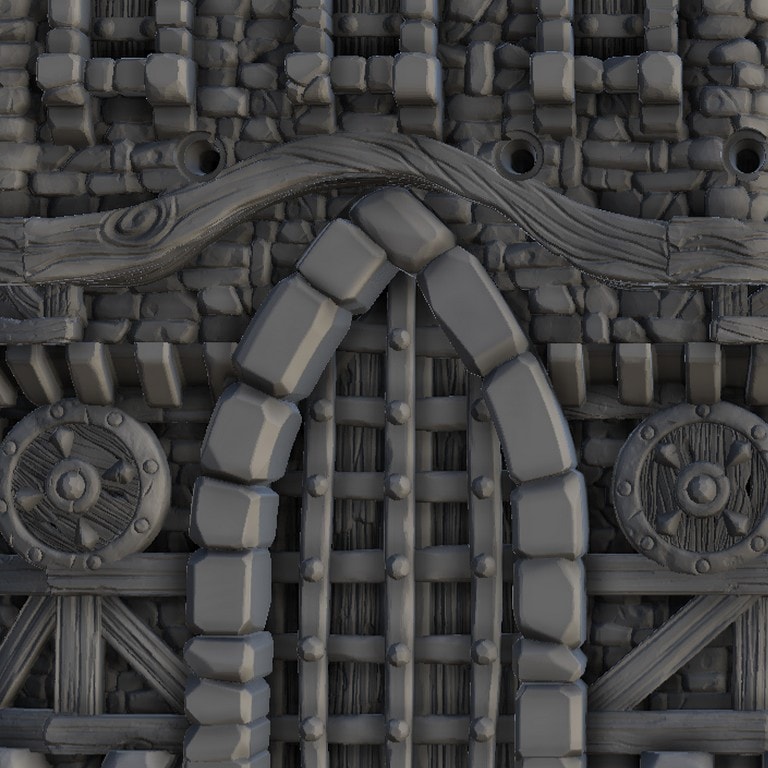 Medieval fortified city gate by Hartolia miniatures - MiniHoarder