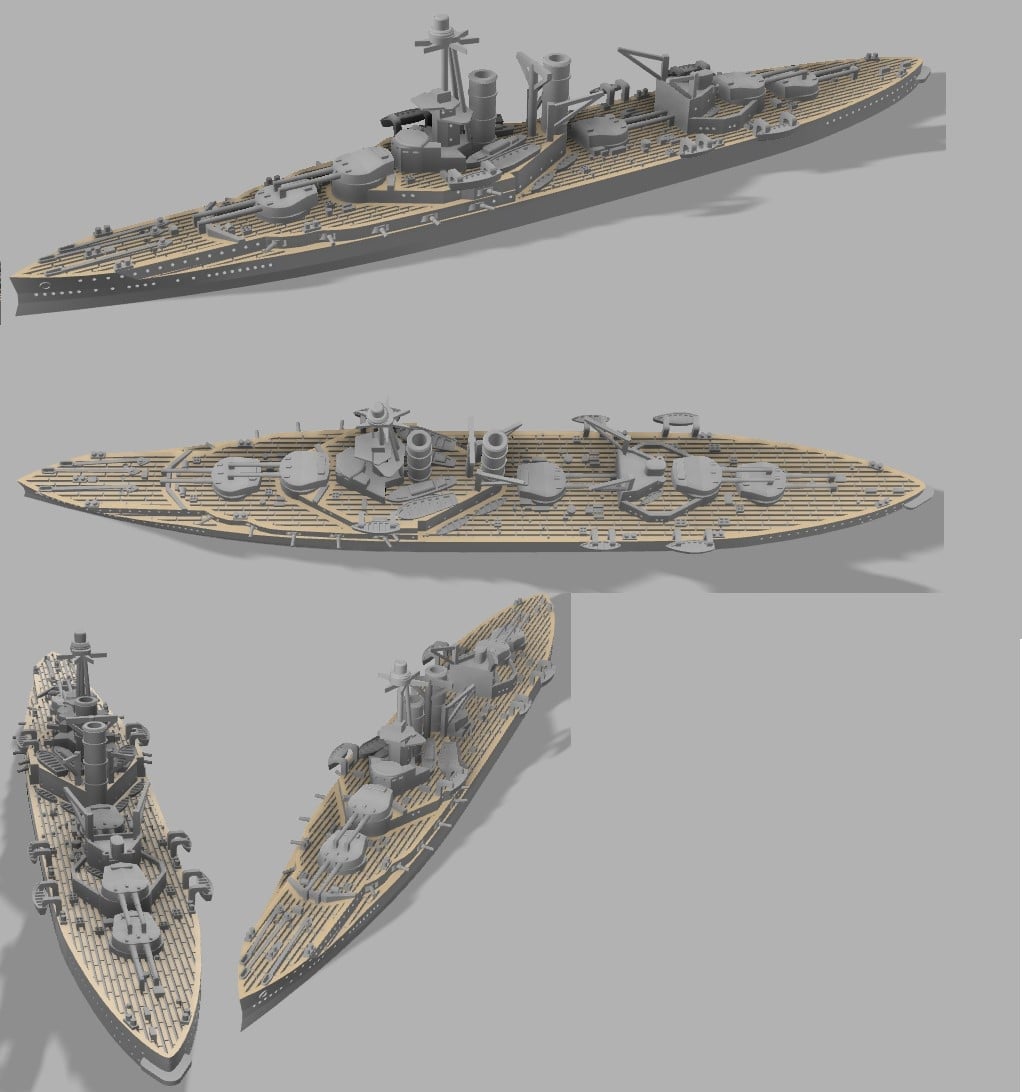 HMS Iron Duke by soheitb - Wargaming3D