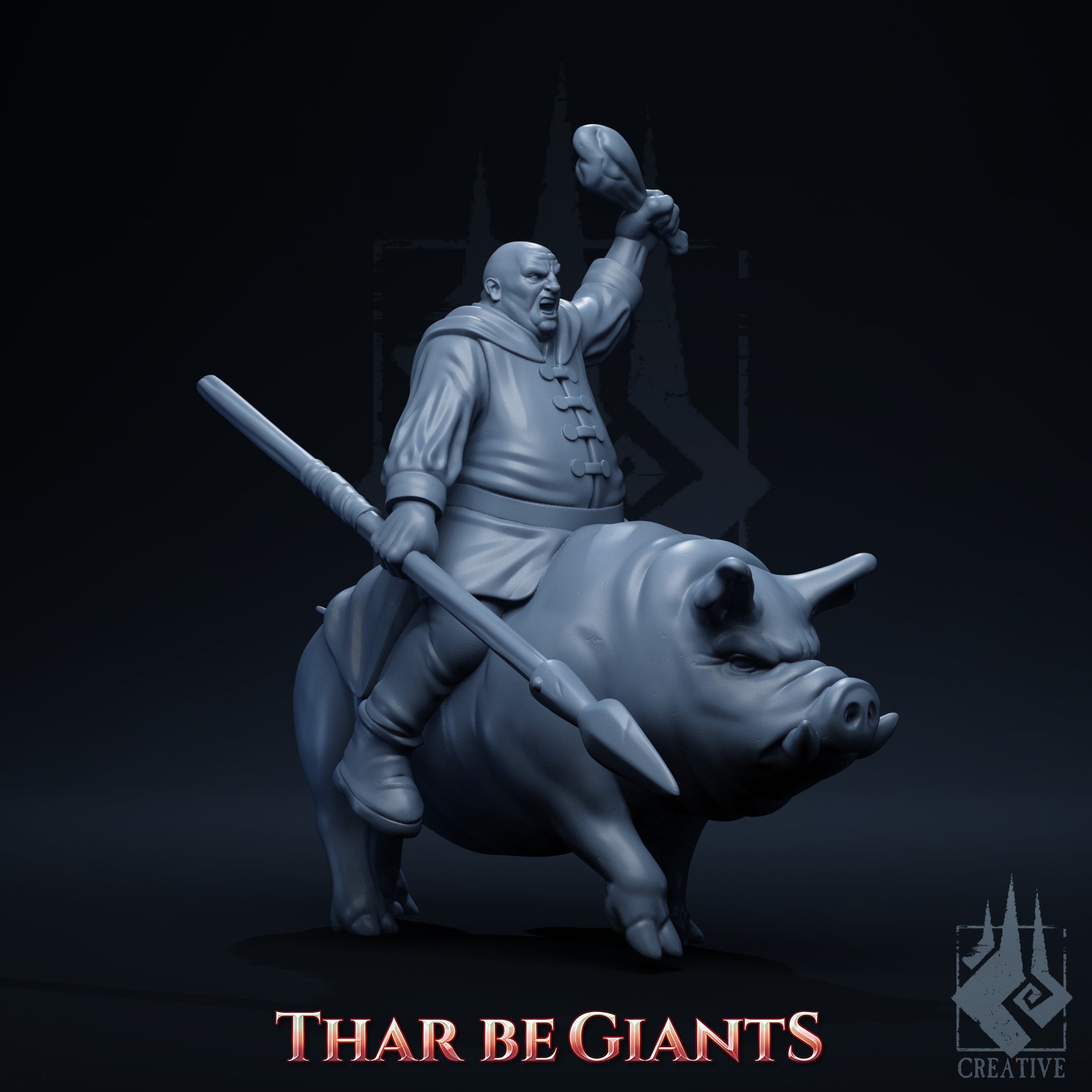 Pig Rider Defender by Ember Smith Creative - MiniHoarder