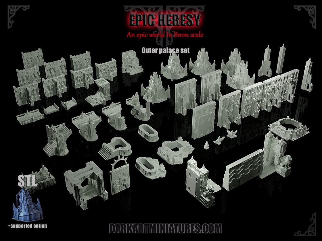 Epic Heresy: Outer palace set by Dark Art Miniatures - MiniHoarder