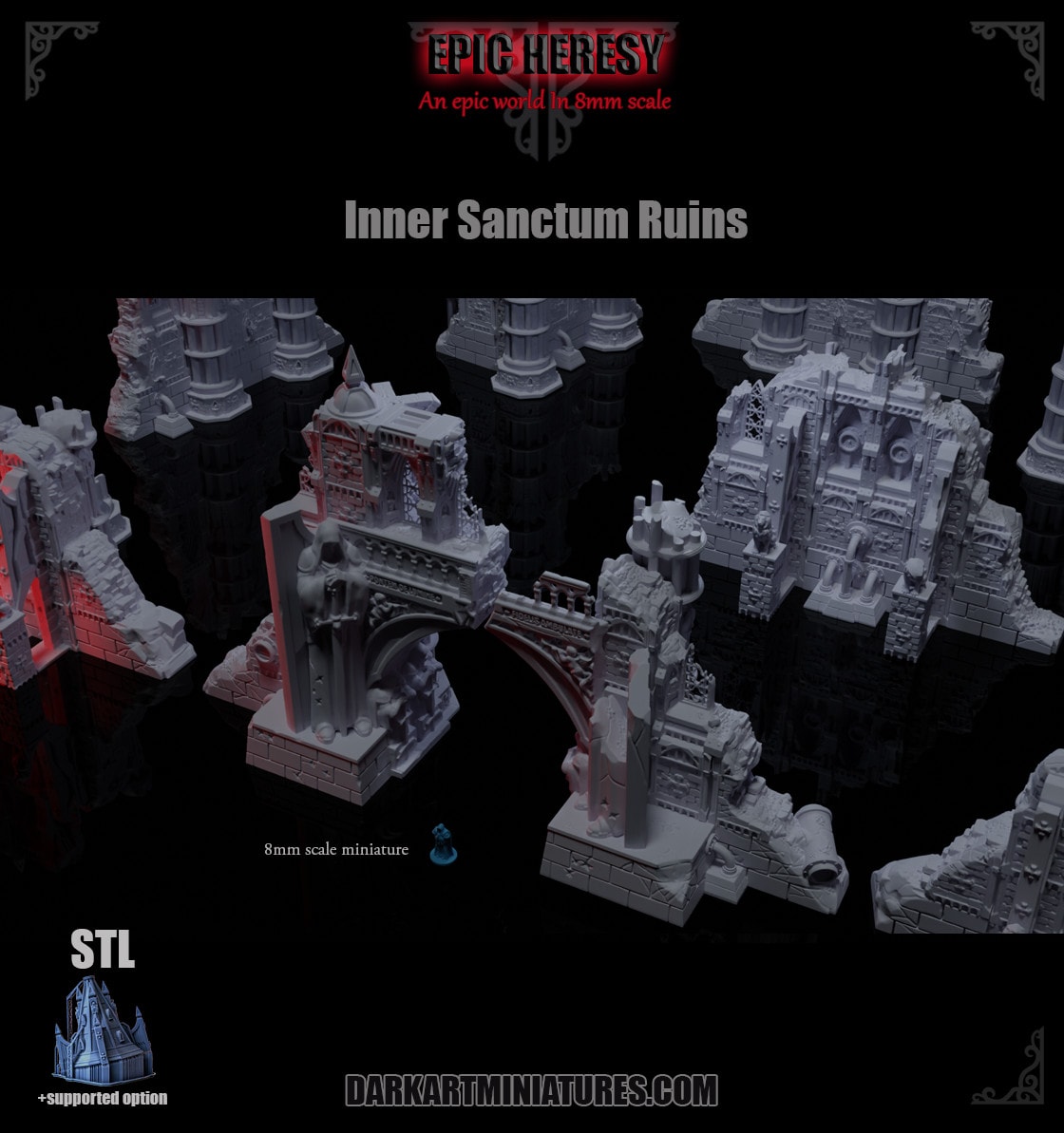 Epic Heresy: Inner Sanctum Ruins by Dark Art Miniatures - MiniHoarder