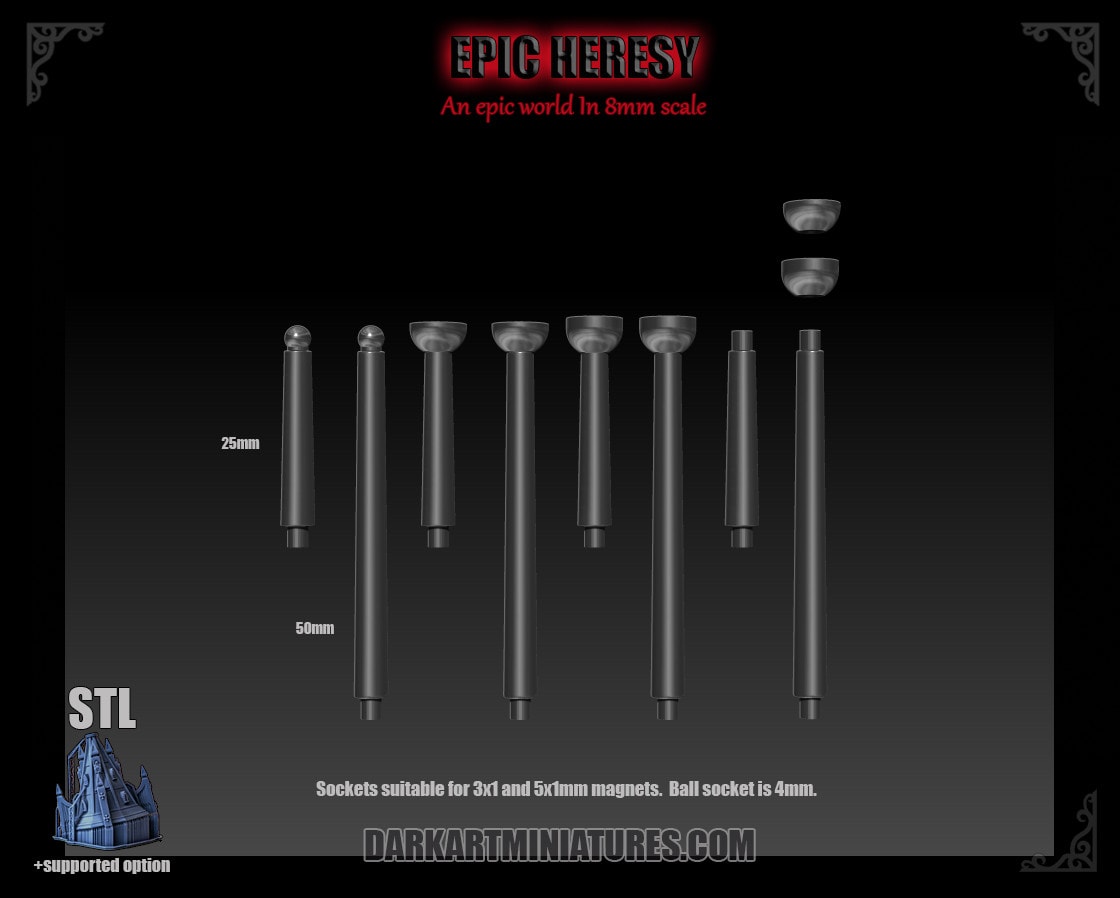 Epic Heresy: 40mm Flyer Bases by Dark Art Miniatures - MiniHoarder