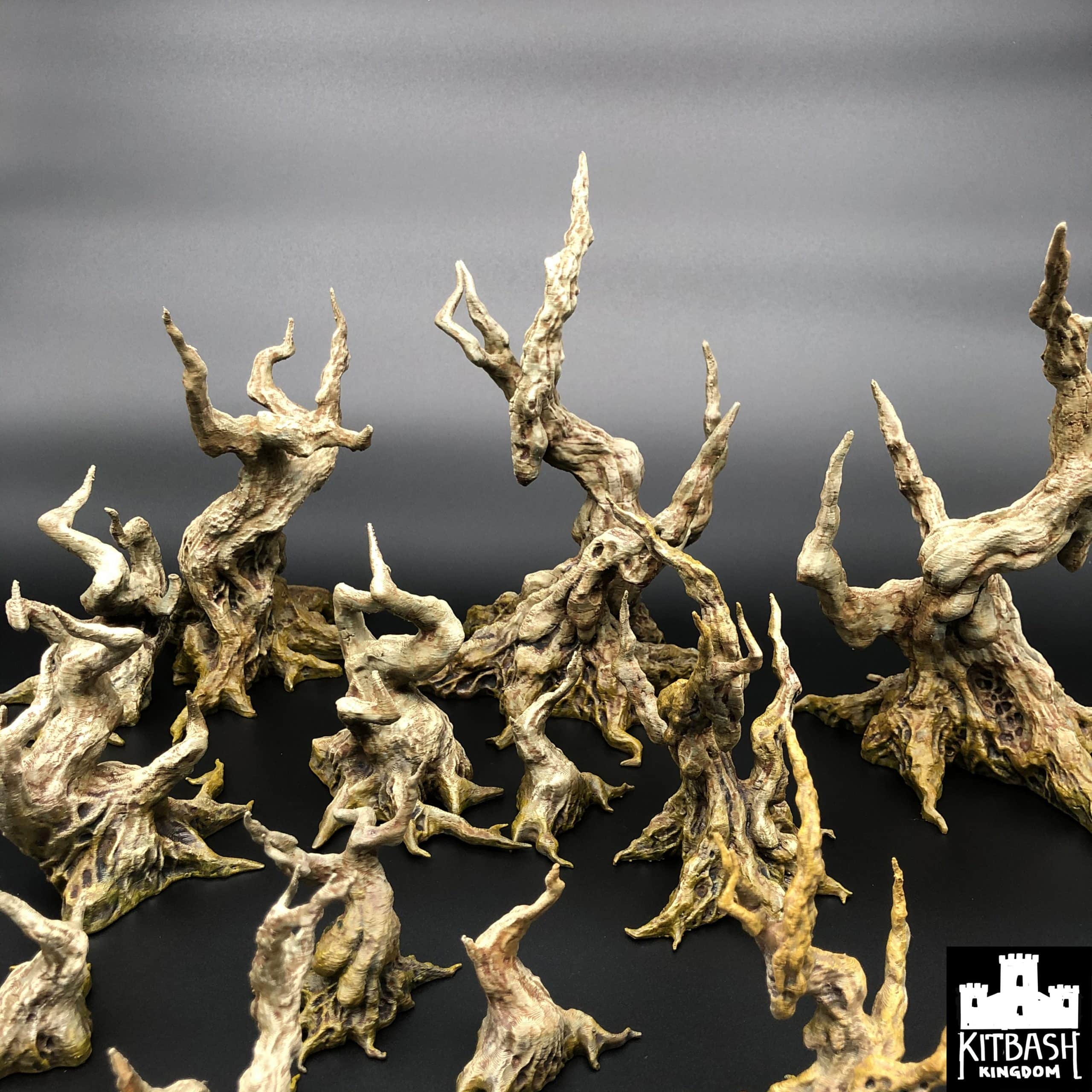 Dread Wood Iron Bark Trees by Kitbashkingdom - MiniHoarder