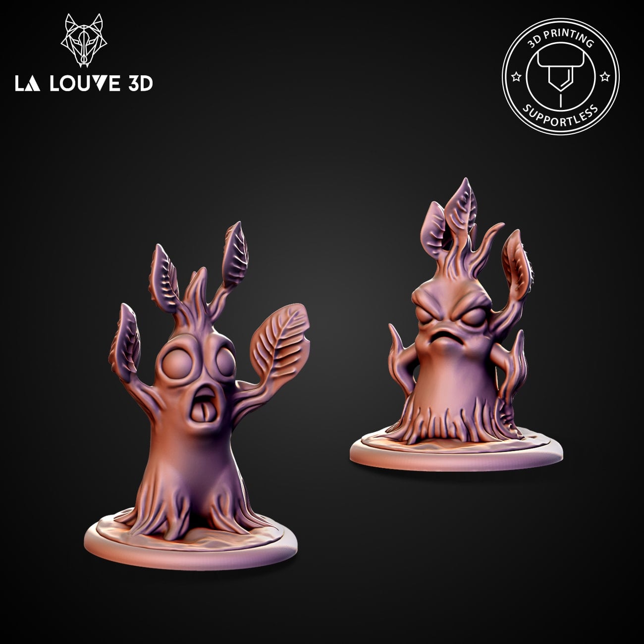 Small treants by La Louve 3D - MiniHoarder