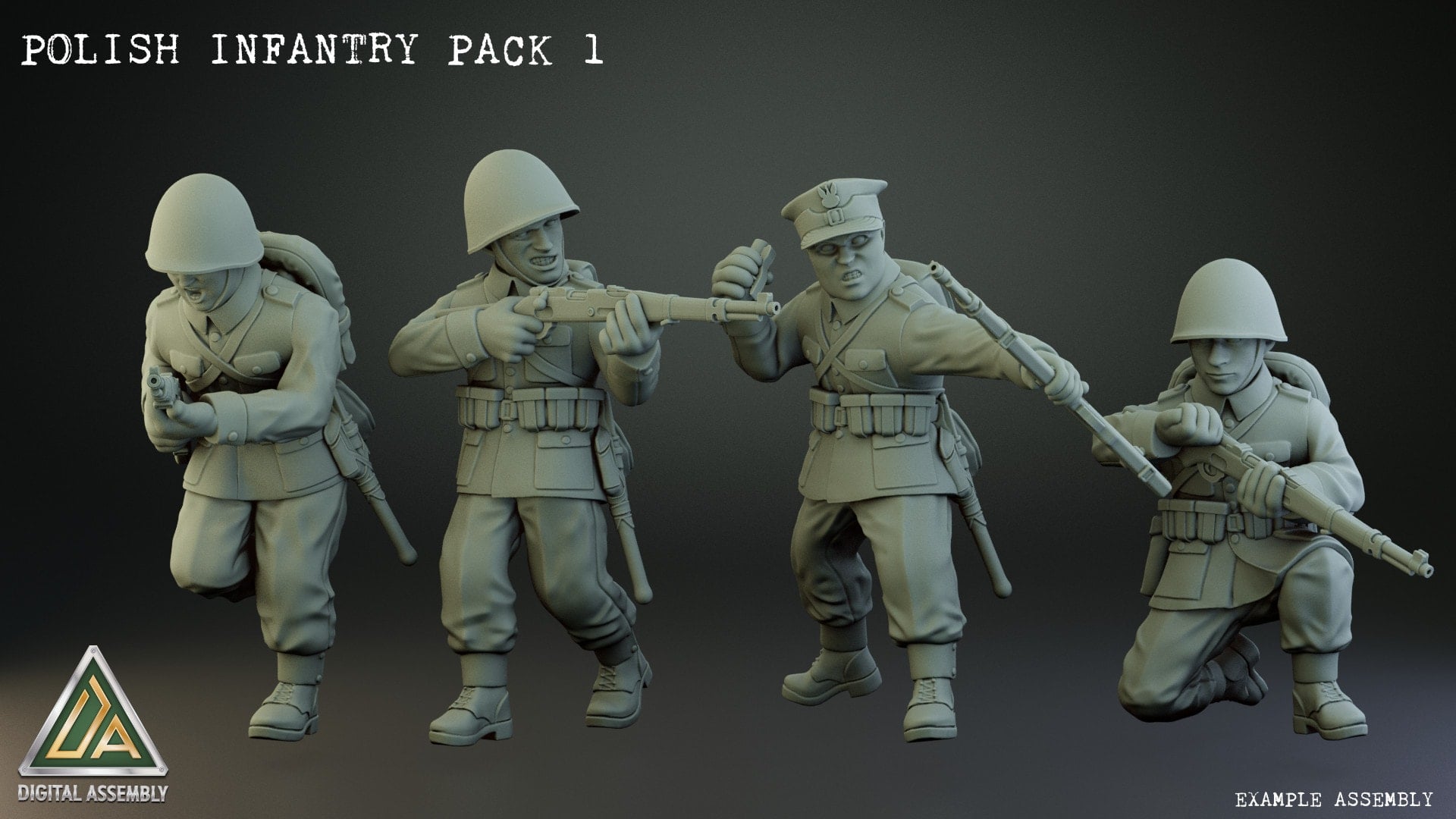 Polish Infantry Pack 1 (Early war) UPDATED 09.2025 by Digital Assembly ...
