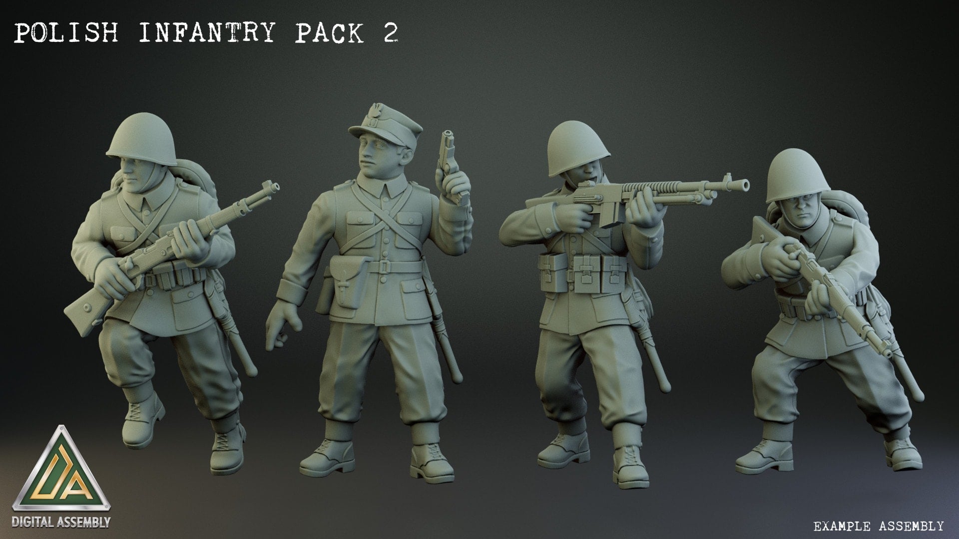 Polish Infantry Pack 2 (Early war) UPDATED 09.2025 by Digital Assembly ...