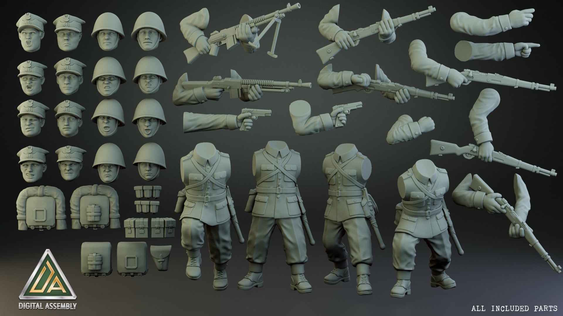 Polish Infantry Pack 2 (Early war) UPDATED 09.2025 by Digital Assembly ...
