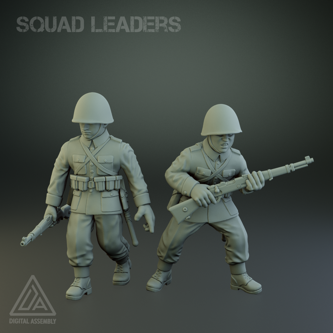 Polish Infantry (Early war) Pre-Assembled by Digital Assembly - Wargaming3D