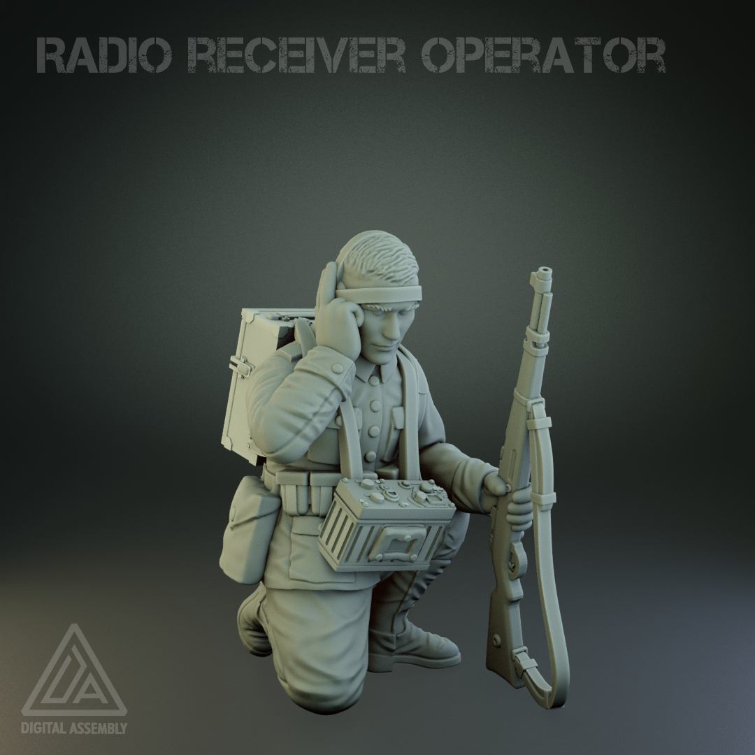 Polish Radio Operator Team (Early war) by Digital Assembly - Wargaming3D