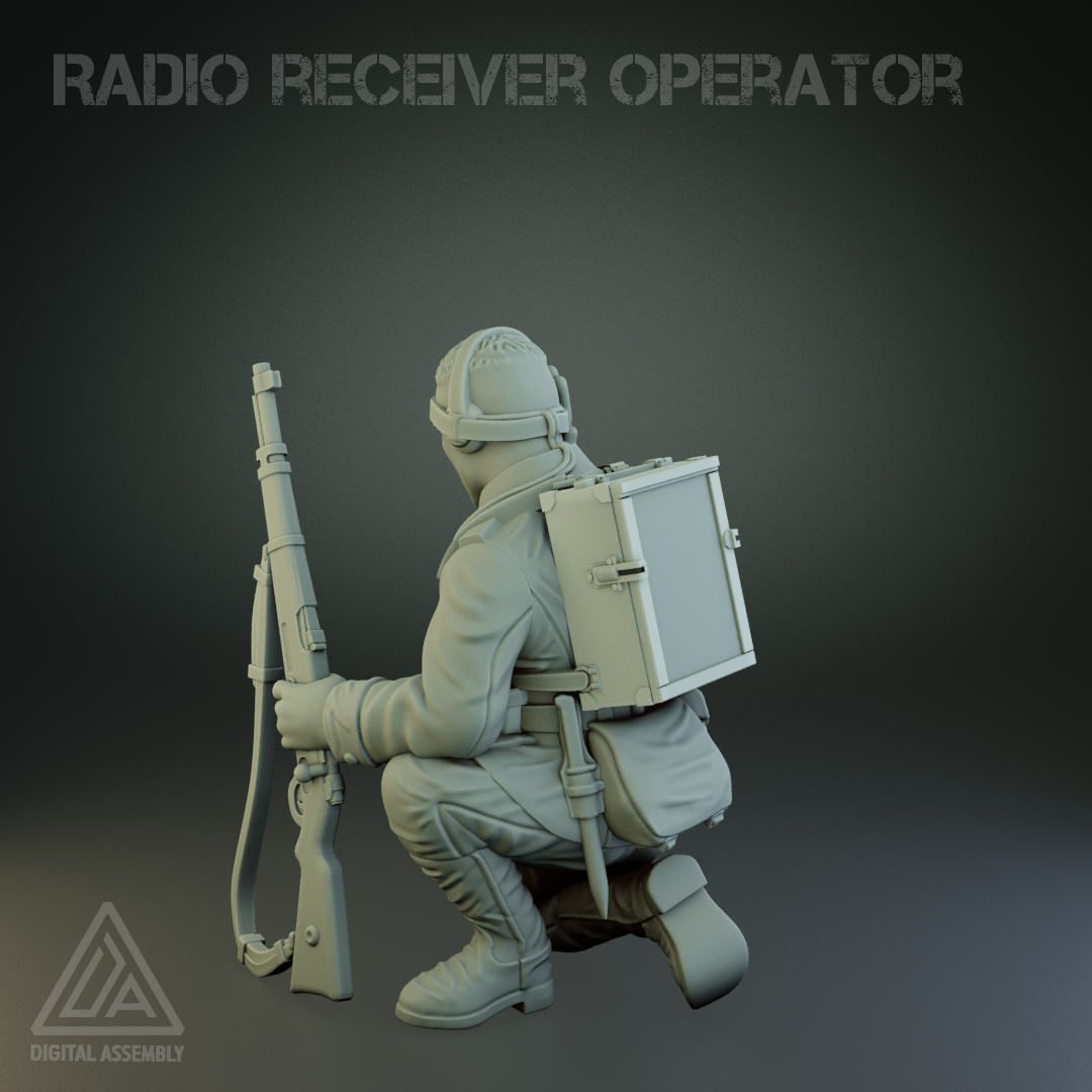 Polish Radio Operator Team (Early war) by Digital Assembly - Wargaming3D