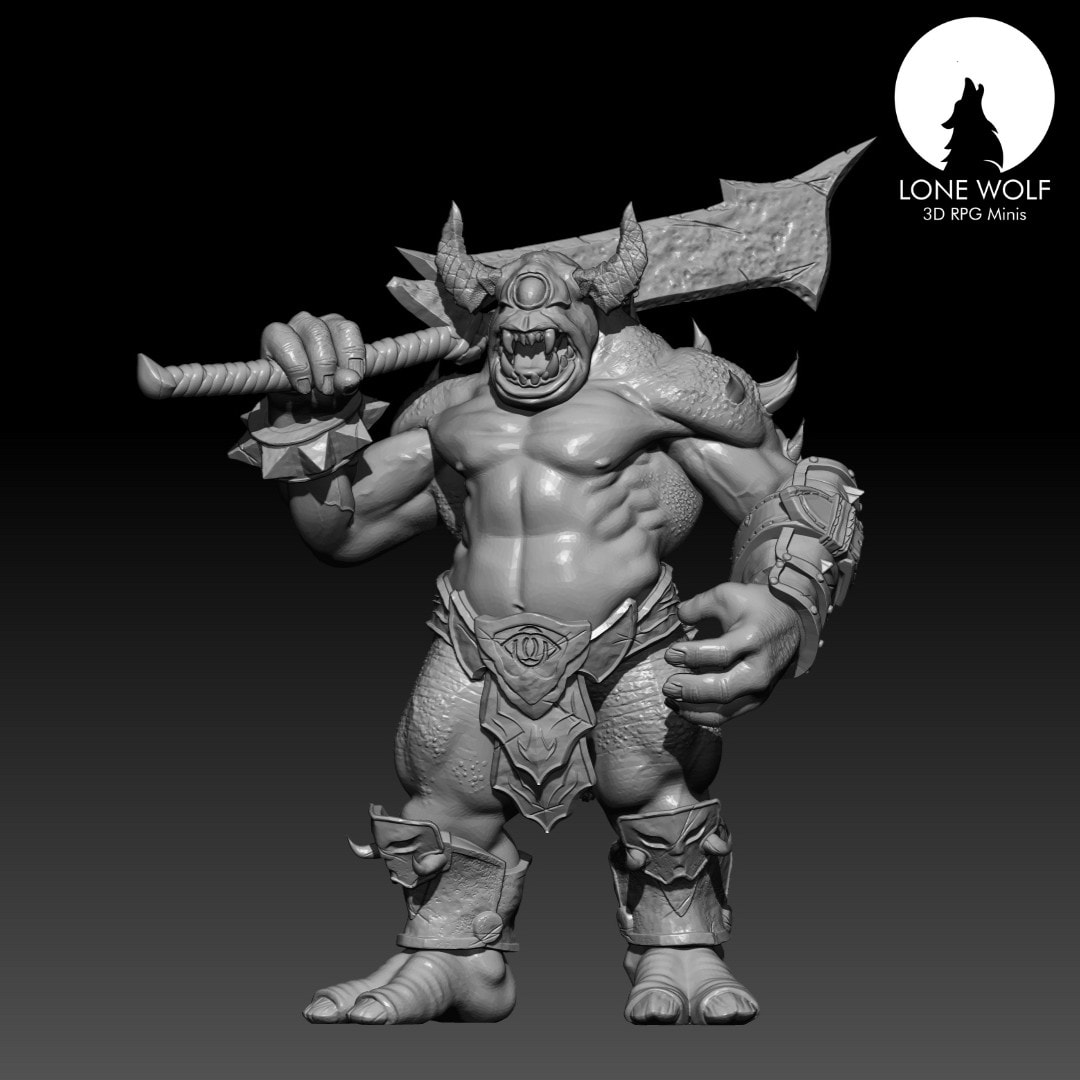 Indech, The Fomorian Champion by Lone Wolf - MiniHoarder