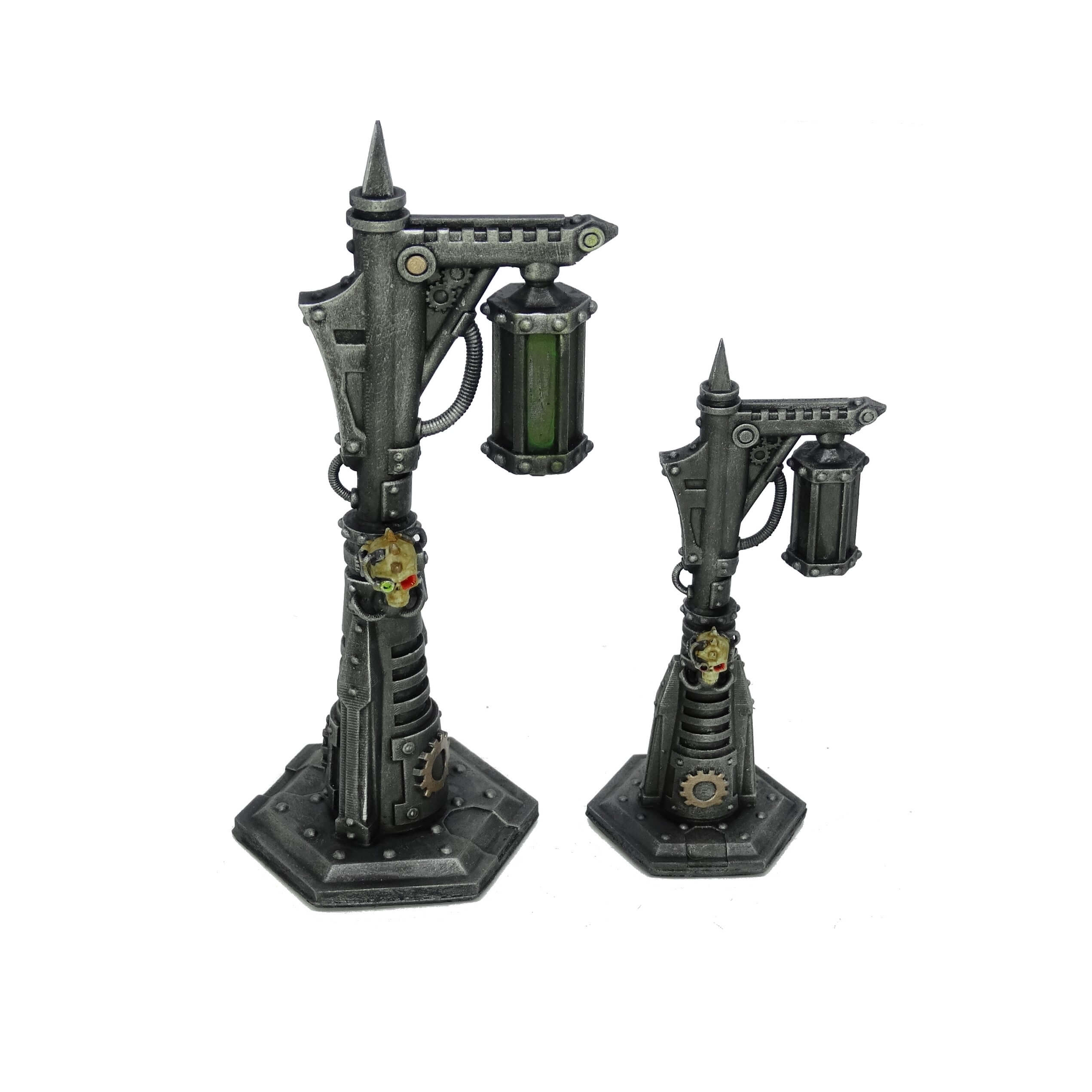 Street lights and Sci Fi Cyberpunk Street Lights by Mystic Pigeon ...