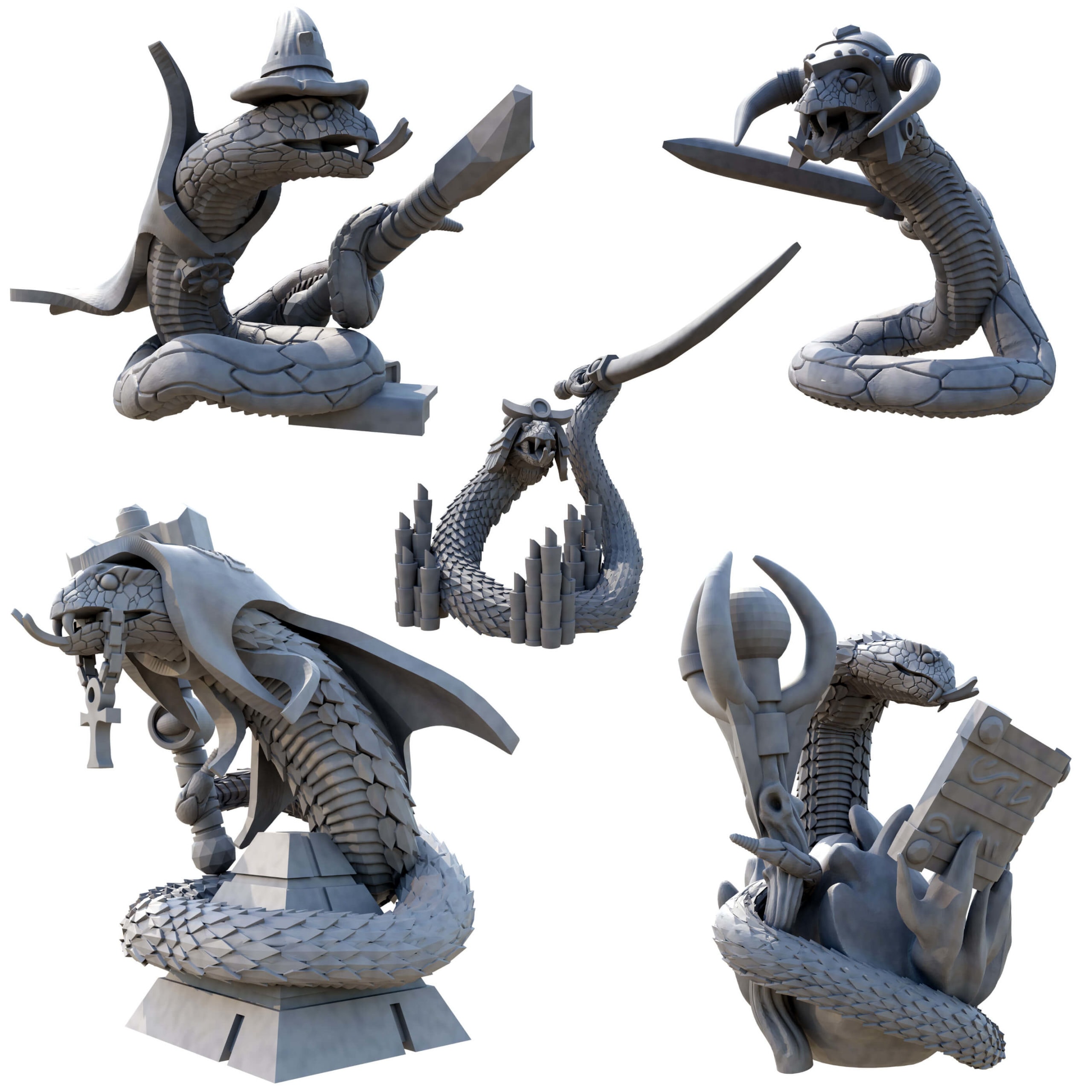 Ex-Wizards Familiars The Snake Hero Crew by Mystic Pigeon Gaming ...